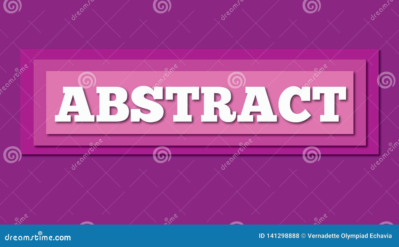 Paper Cut Word Abstract in Purple Background Stock Illustration ...
