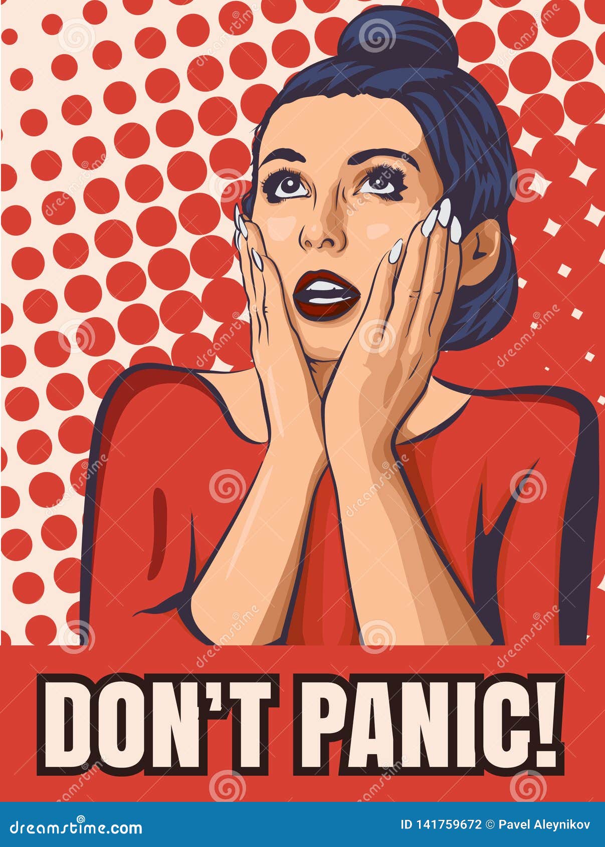 Shocked Woman Teacher Expressing Panic And Fear At Classroom Cartoon ...