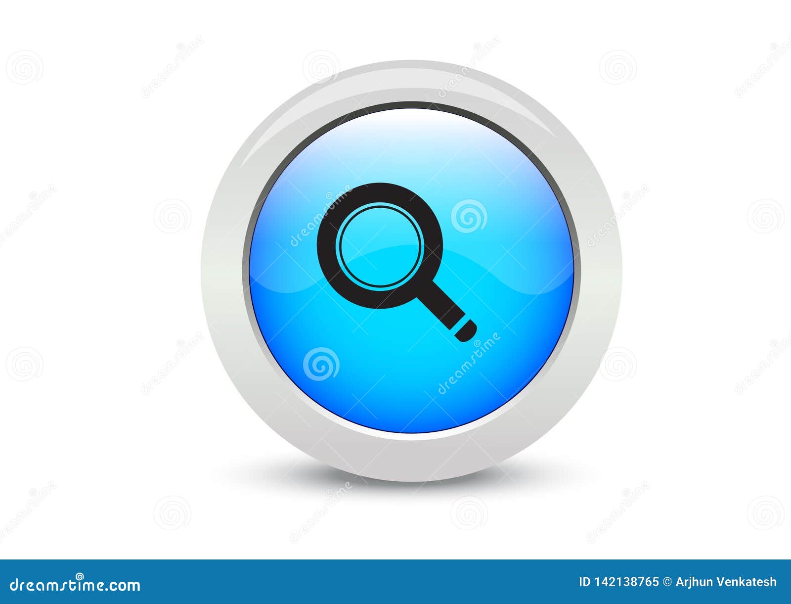 Abstract Beautiful Web Button on a Searching Button Wee Design Stock ...