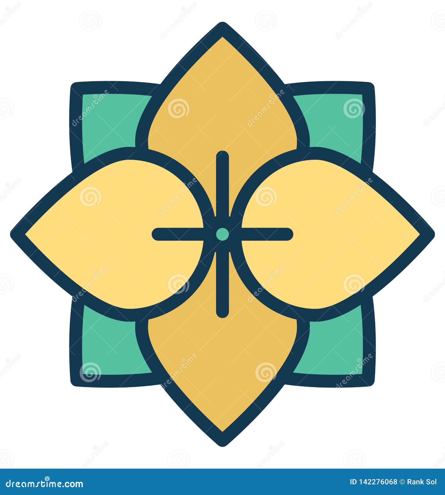 Blooming Vector Icon Which Can Easily Modified or Edit Stock Vector ...