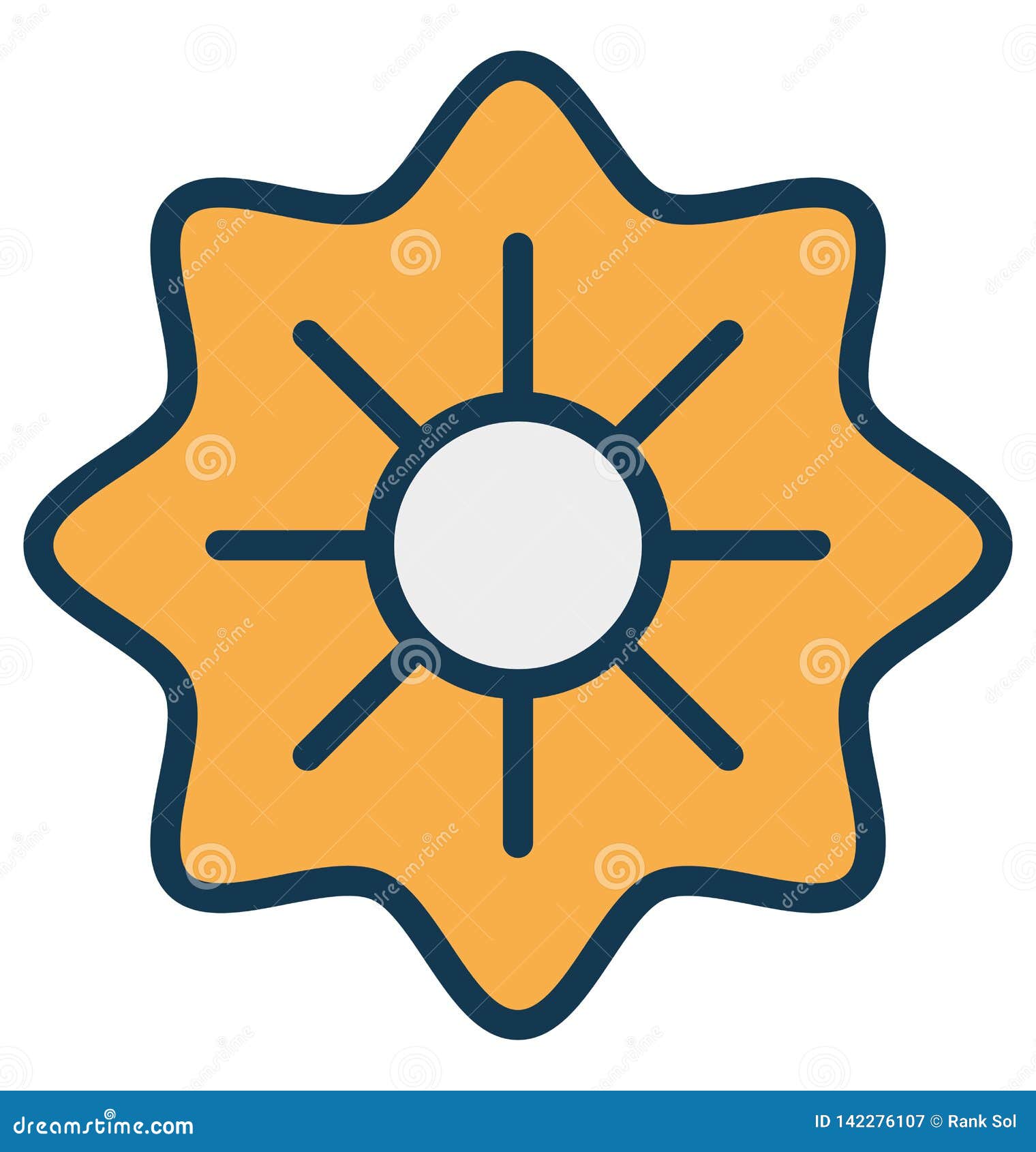 Blooming Vector Icon Which Can Easily Modified or Edit Stock Vector ...