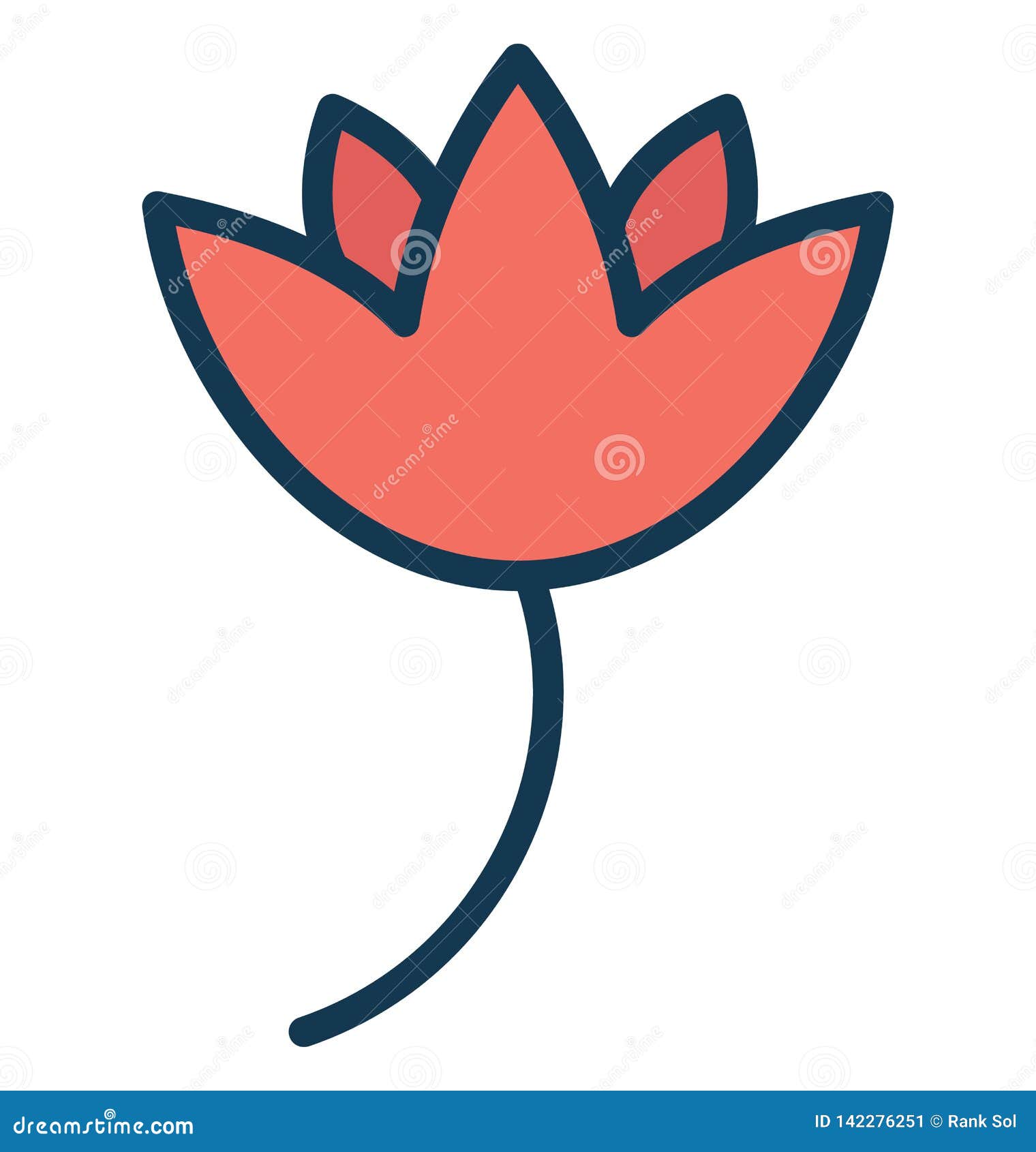 Blooming Vector Icon Which Can Easily Modified or Edit Stock Vector ...