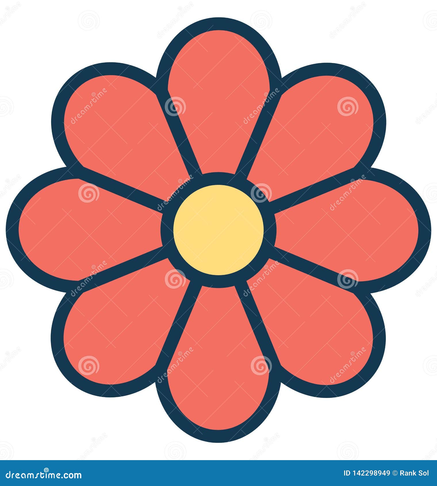 Bloom Vector Icon Which Can Easily Modified or Edit Stock Vector ...