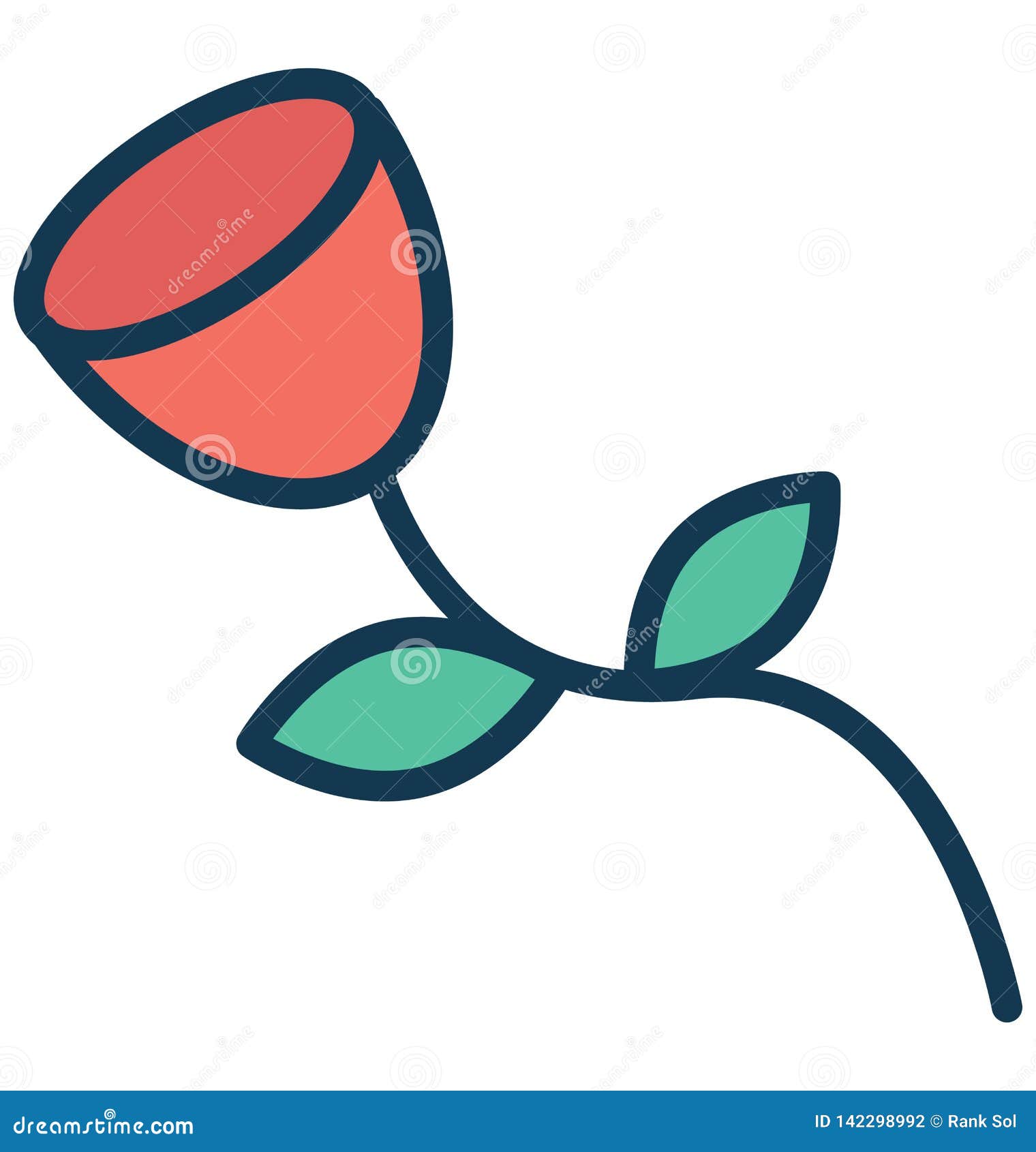 Bloom Vector Icon Which Can Easily Modified or Edit Stock Vector ...