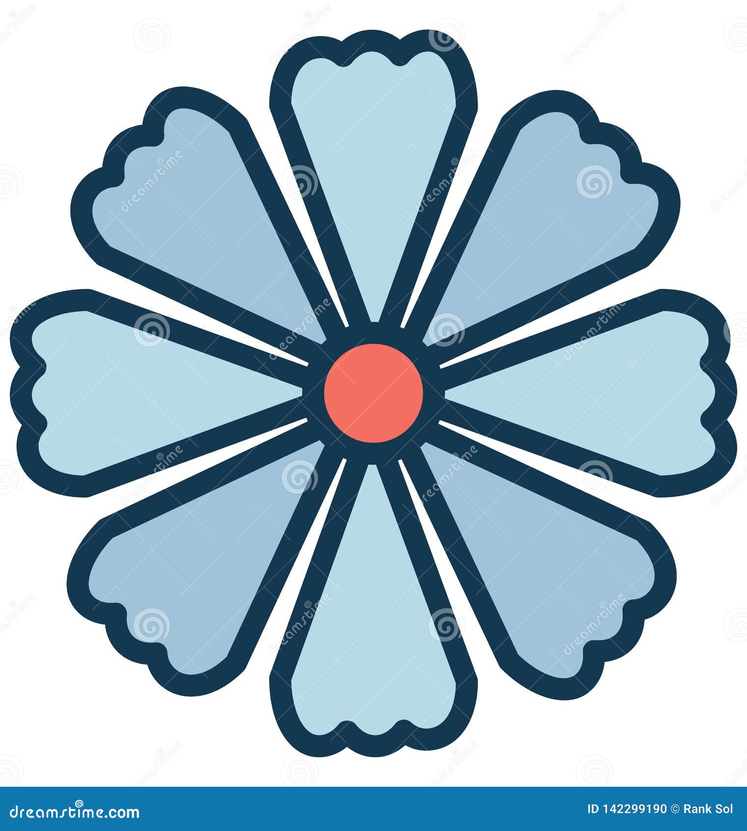 Bloom Vector Icon Which Can Easily Modified or Edit Stock Vector ...