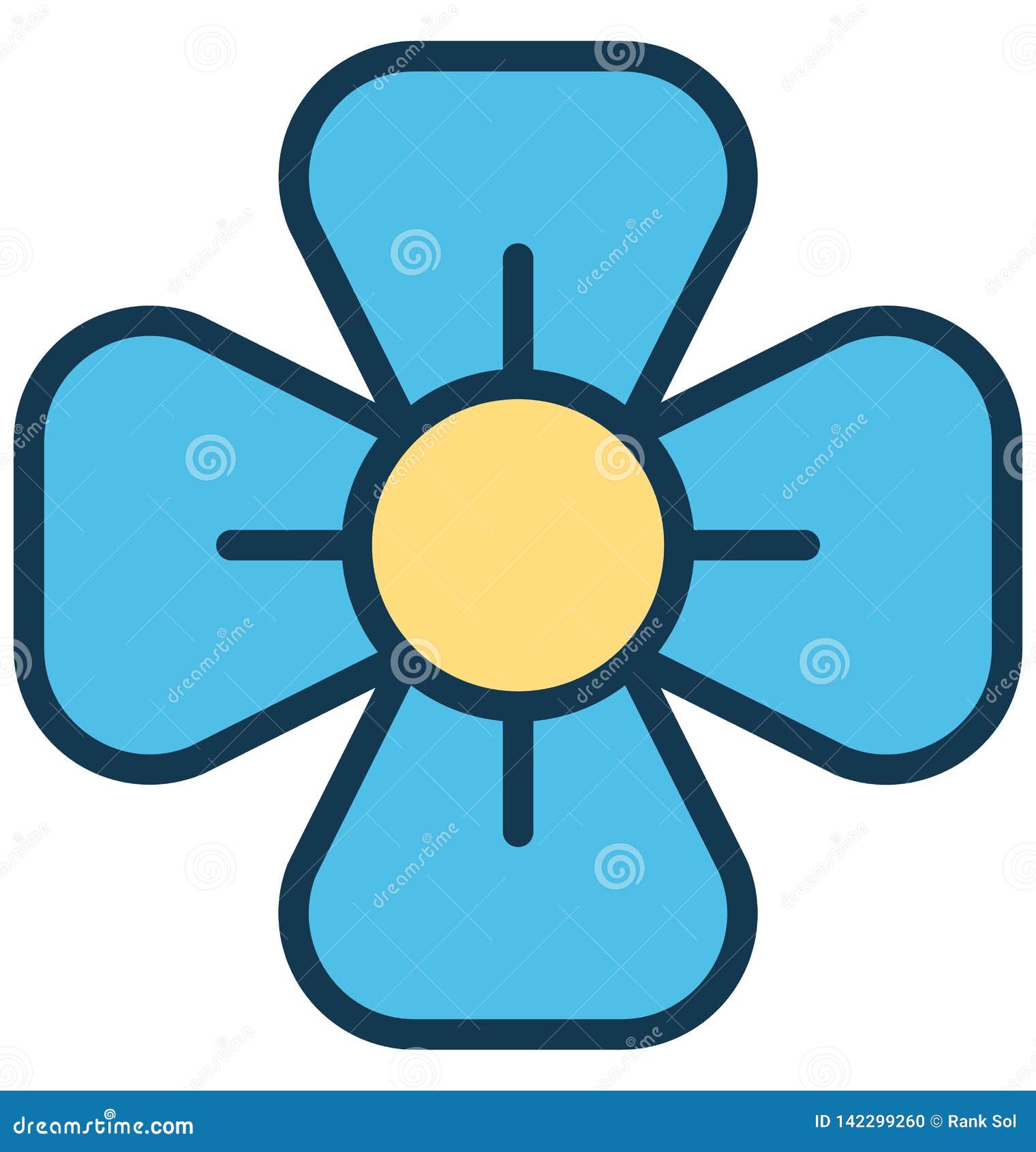 Bloom Vector Icon Which Can Easily Modified or Edit Stock Vector ...