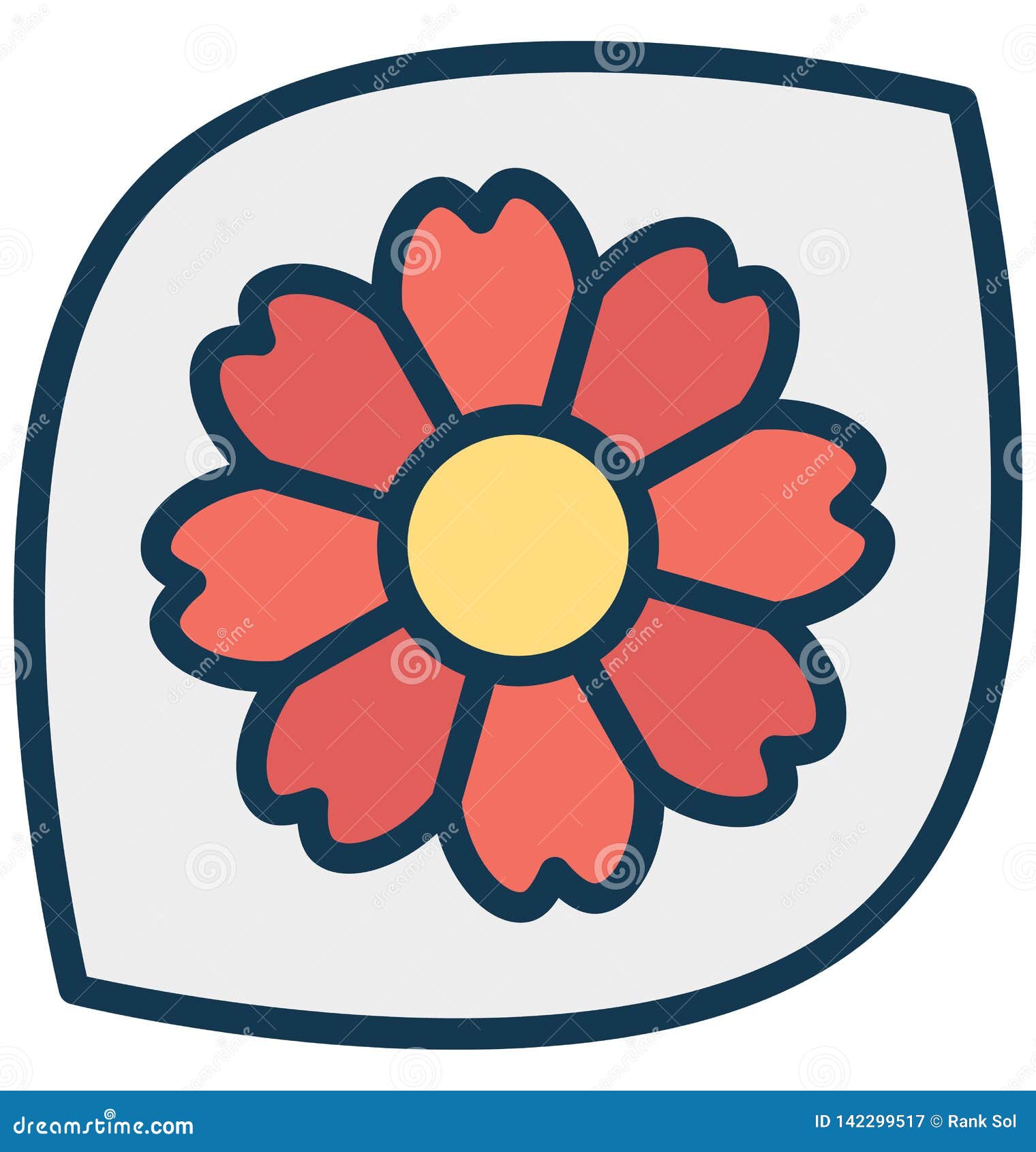 Bloom Vector Icon Which Can Easily Modified or Edit Stock Vector ...
