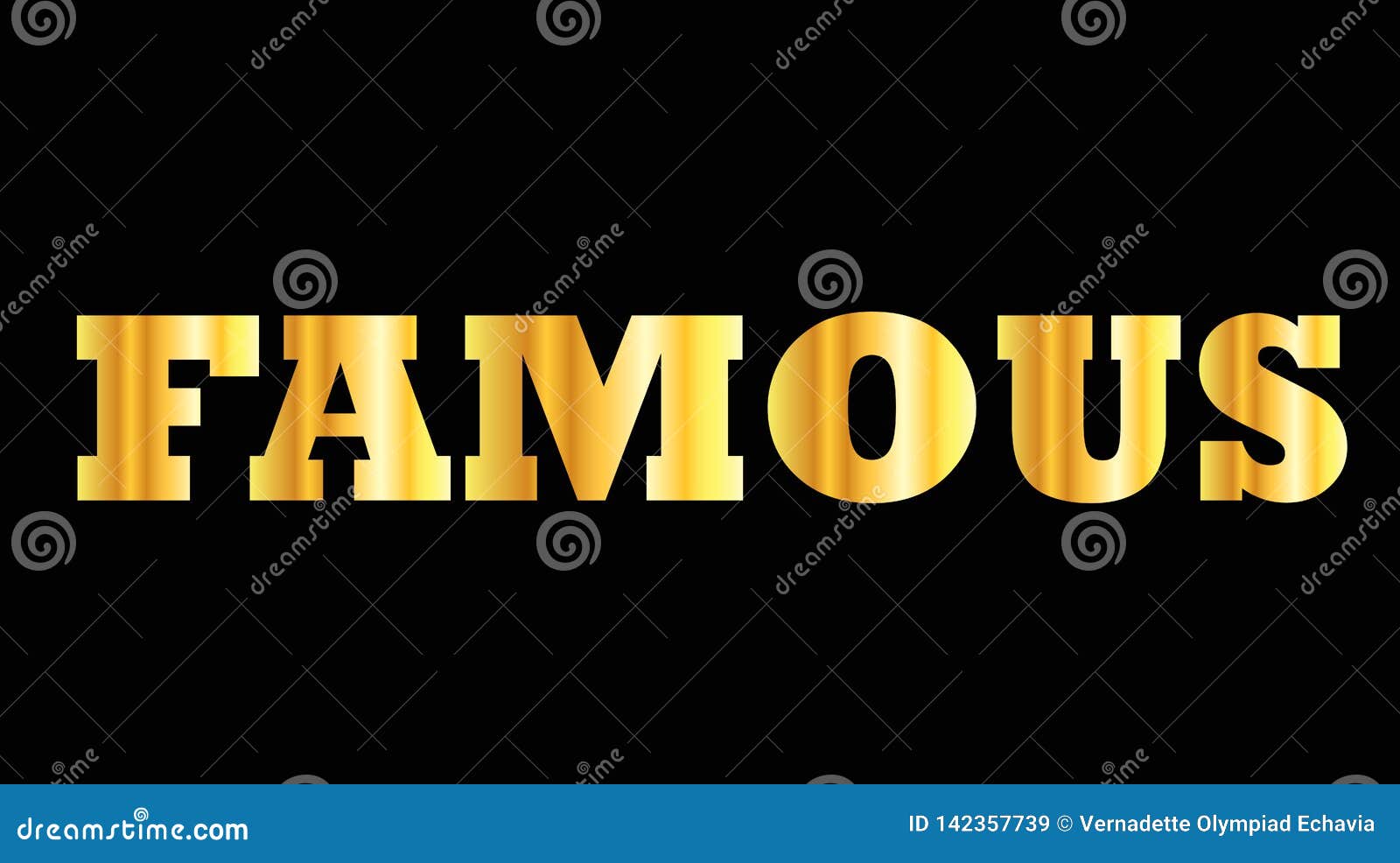 Famous Word On White Royalty-Free Stock Photography | CartoonDealer.com ...