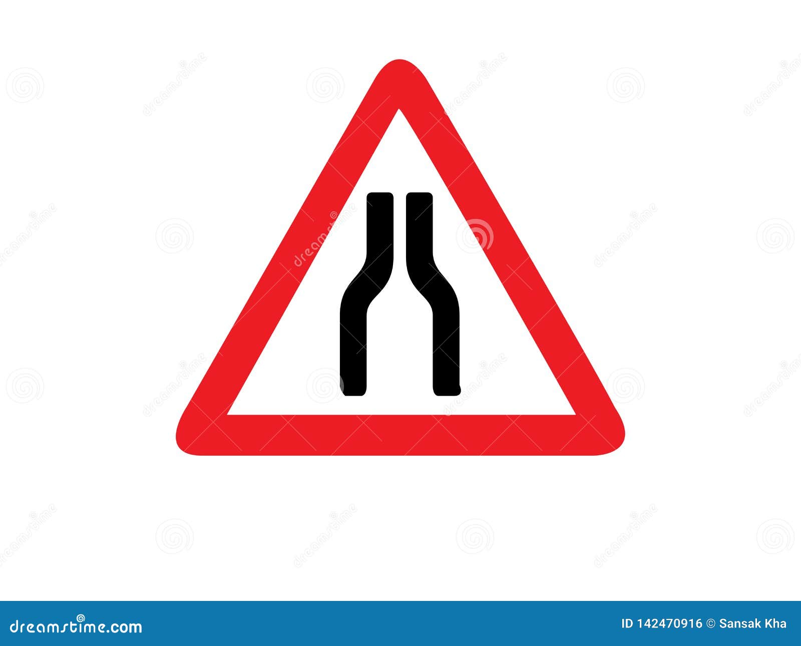 Warning Both Direct And Alternating Current Symbol Sign, Vector ...