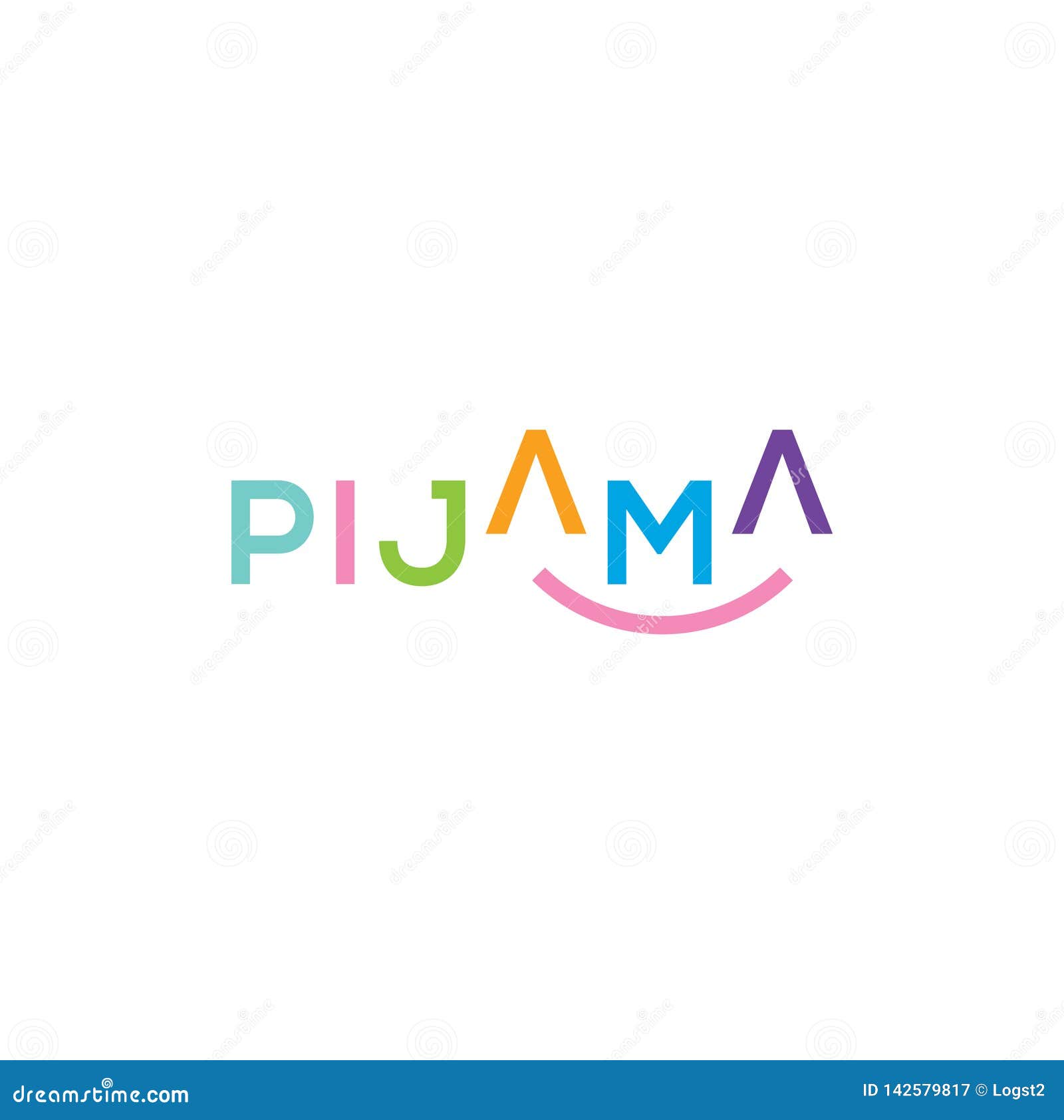 Pajamas Vector Logo. Pajamas Icon Stock Vector - Illustration of casual ...