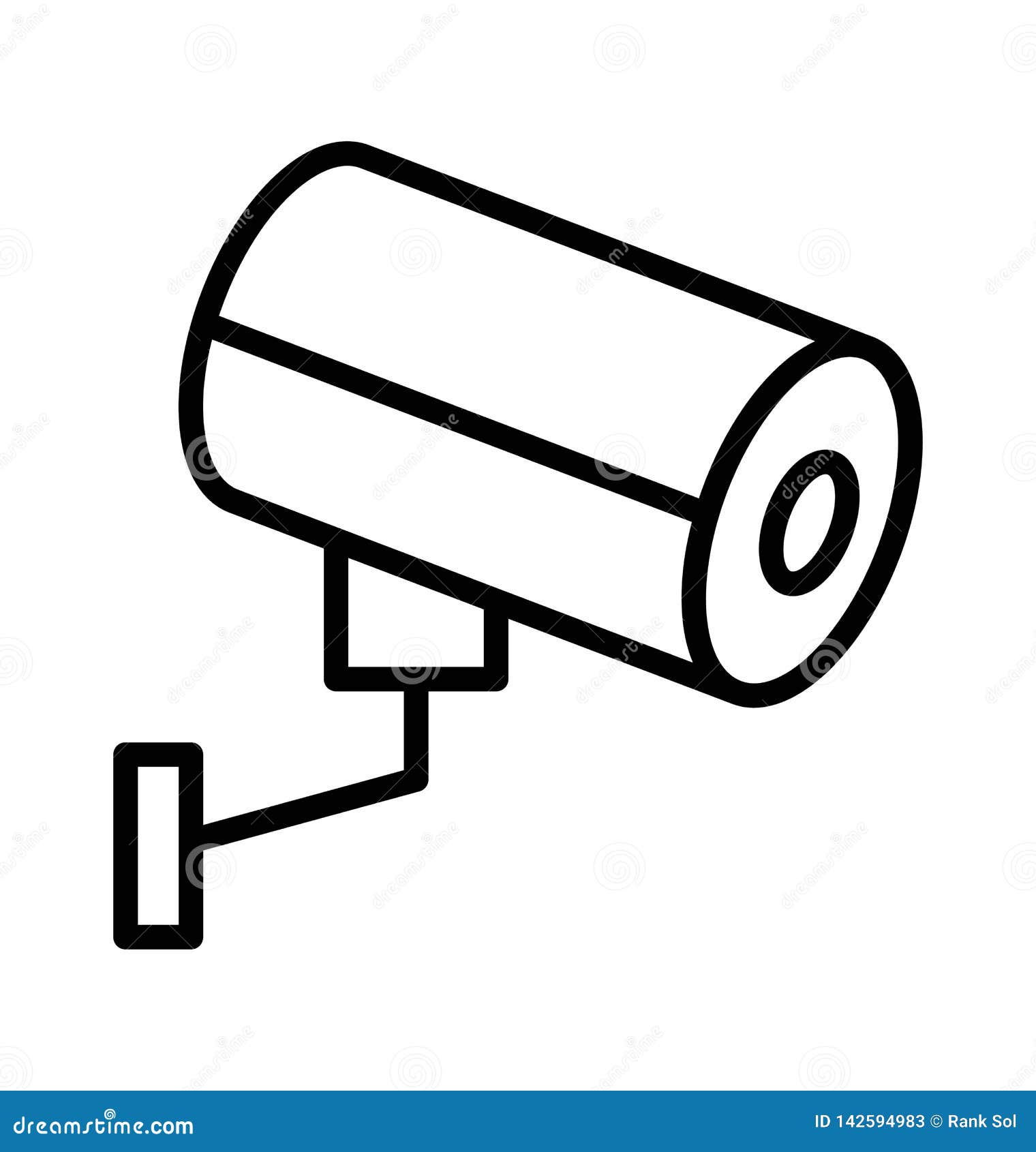 Ccd Camera Isolated Vector Icon Which Can Easily Modify or Edit Stock ...