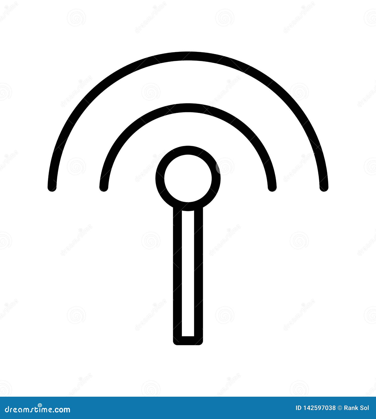 Bad Signals Isolated Vector Icon Which Can Easily Modify or Edit Stock ...