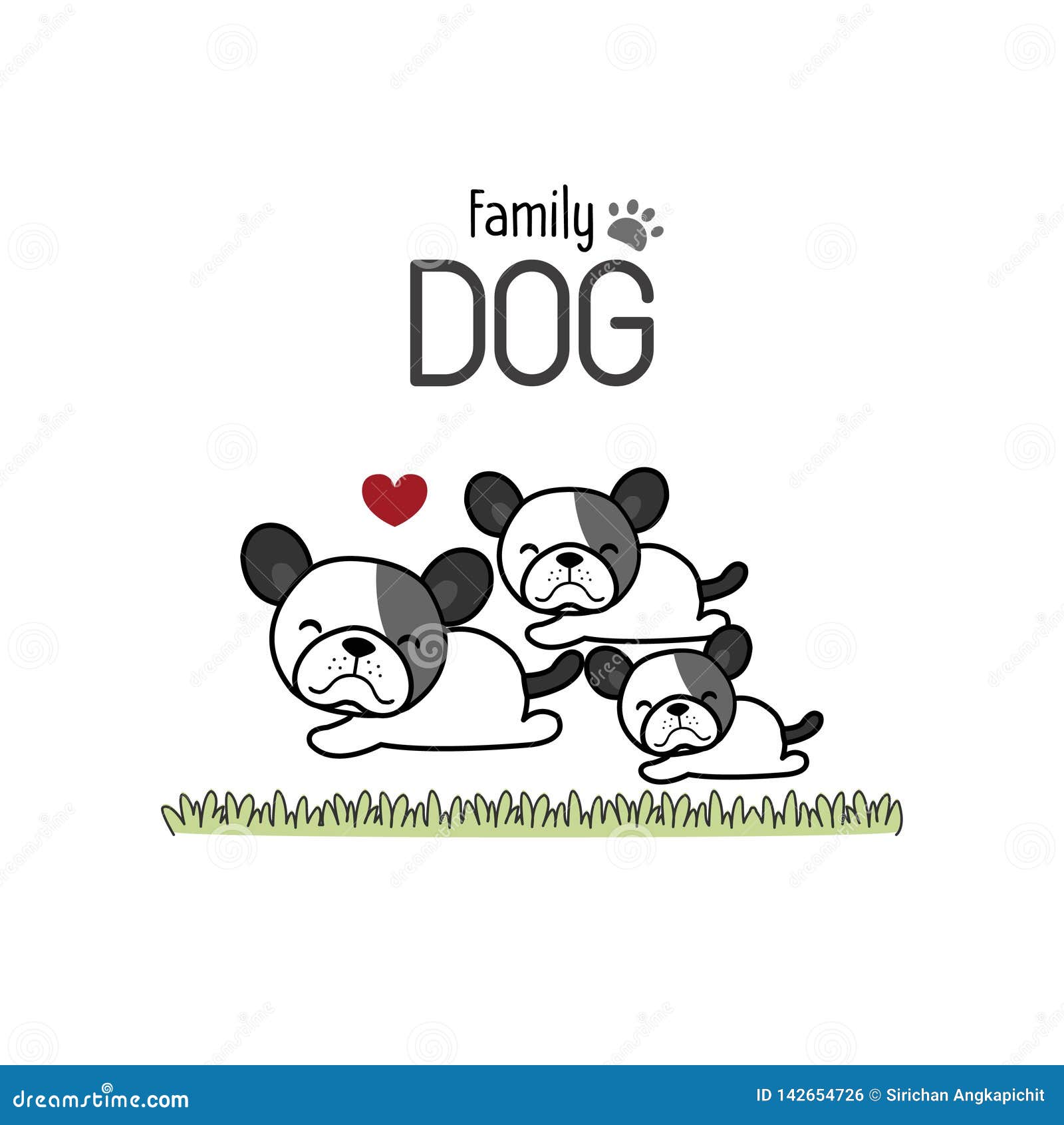 The Bull Father, The Symbol Of 2021 Goes With His Son A Calf. Chinese ...