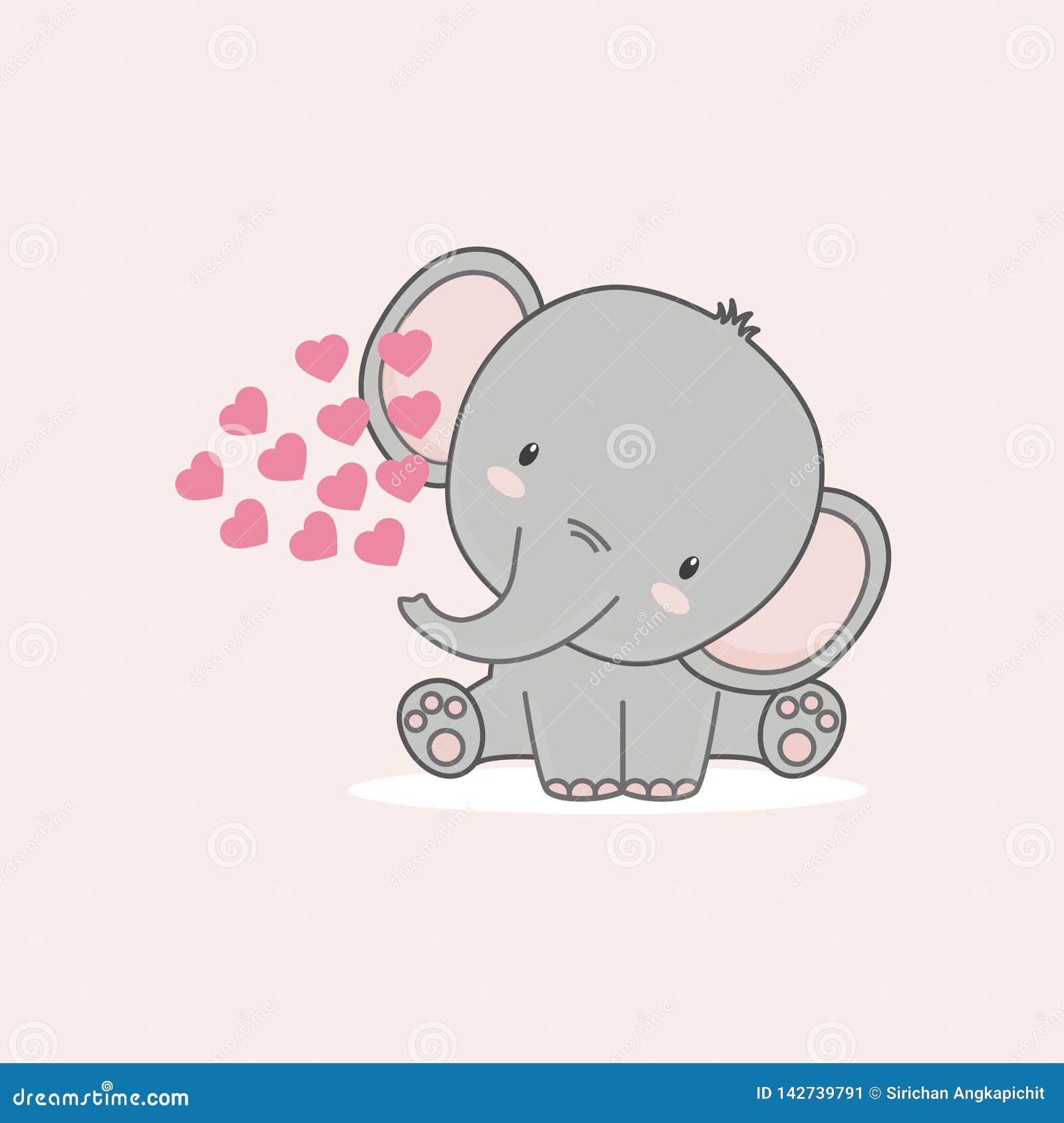 Elephant Hearts Stock Illustrations – 463 Elephant Hearts Stock ...