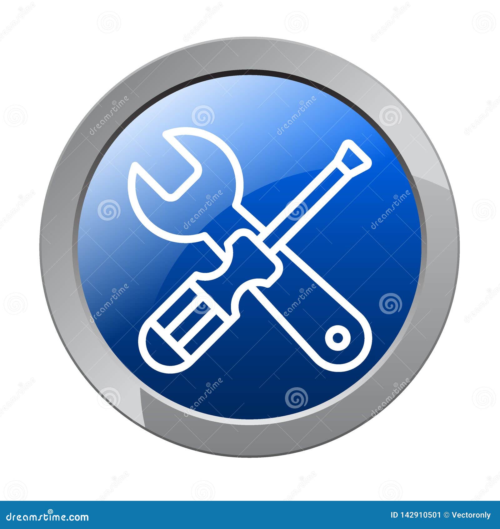 Tools Service Settings Icon Stock Illustration - Illustration of ...