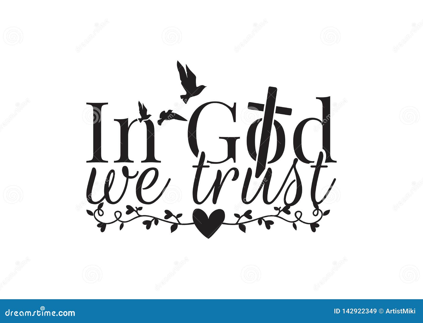 Wall Decals, in God we Trust, Wording Design, Lettering, Christian ...