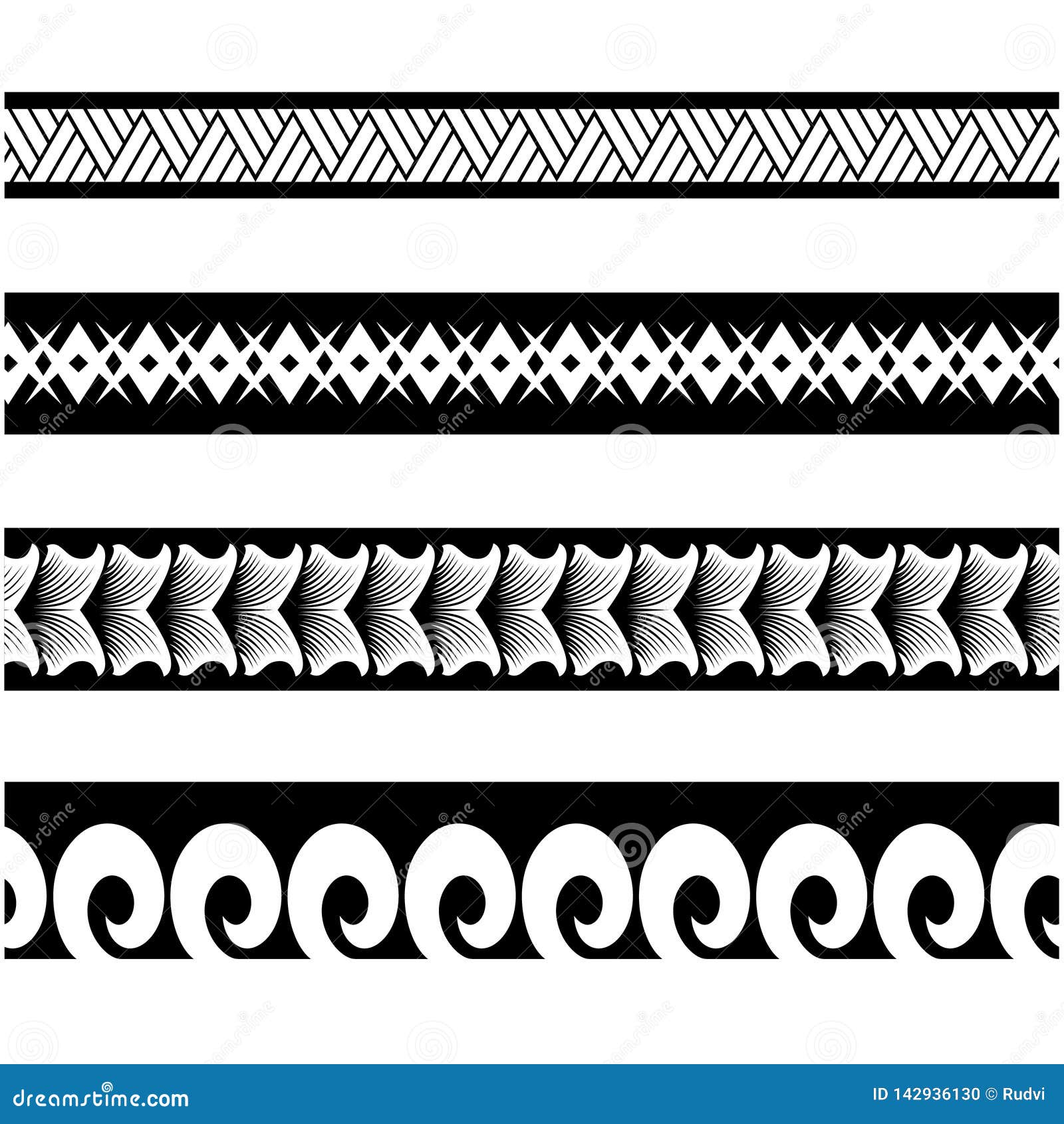 Polynesian Tribal Tattoo Designs, Polynesian Armband or Forearm Make a ...