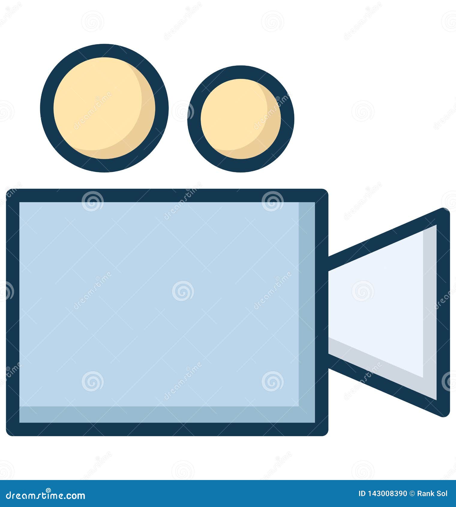 Shooting Camera Isolated Vector Icon Which Can Easily Modify or Edit ...