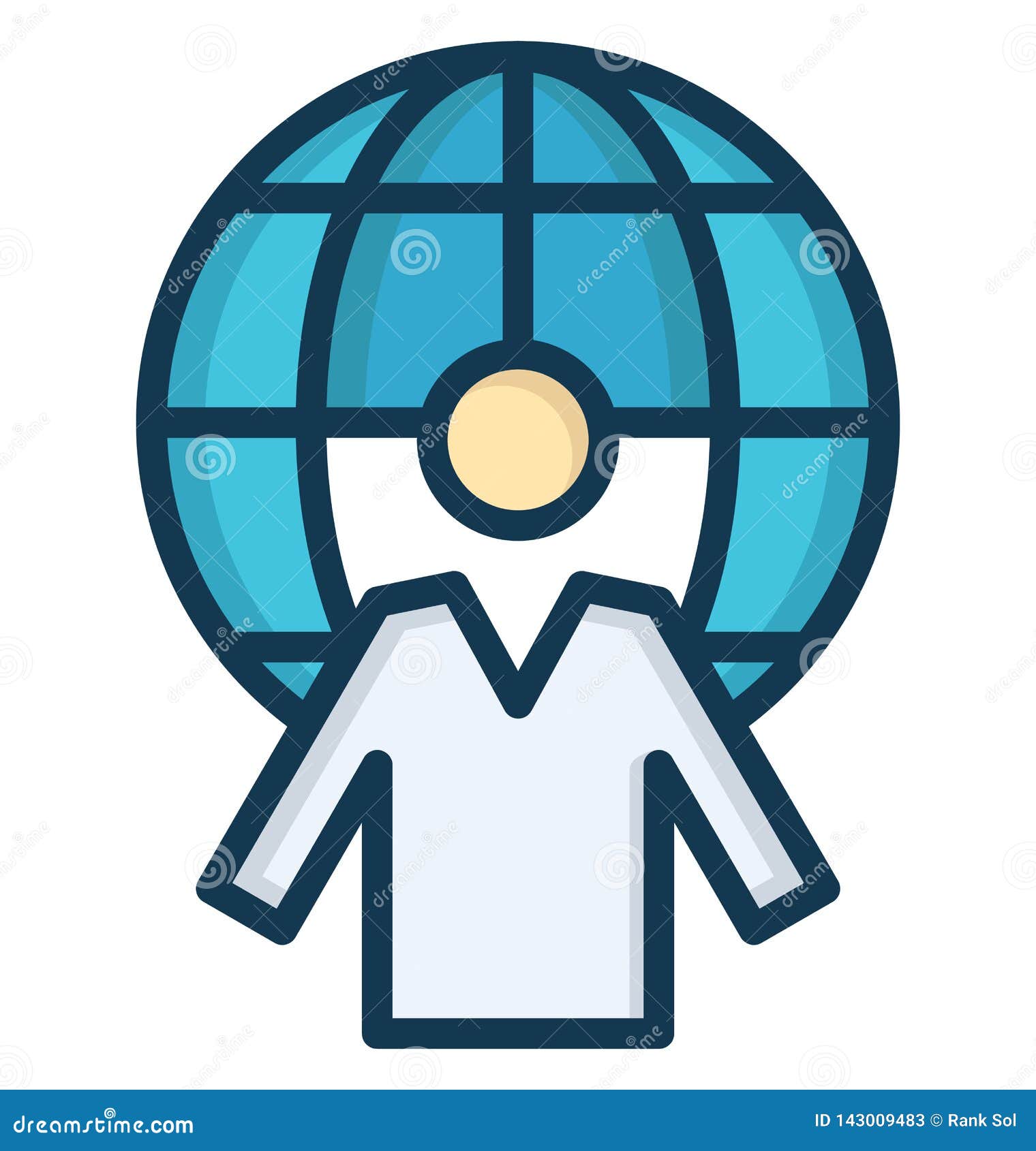 Agent Isolated Vector Icon Which Can Easily Modify or Edit Stock Vector ...