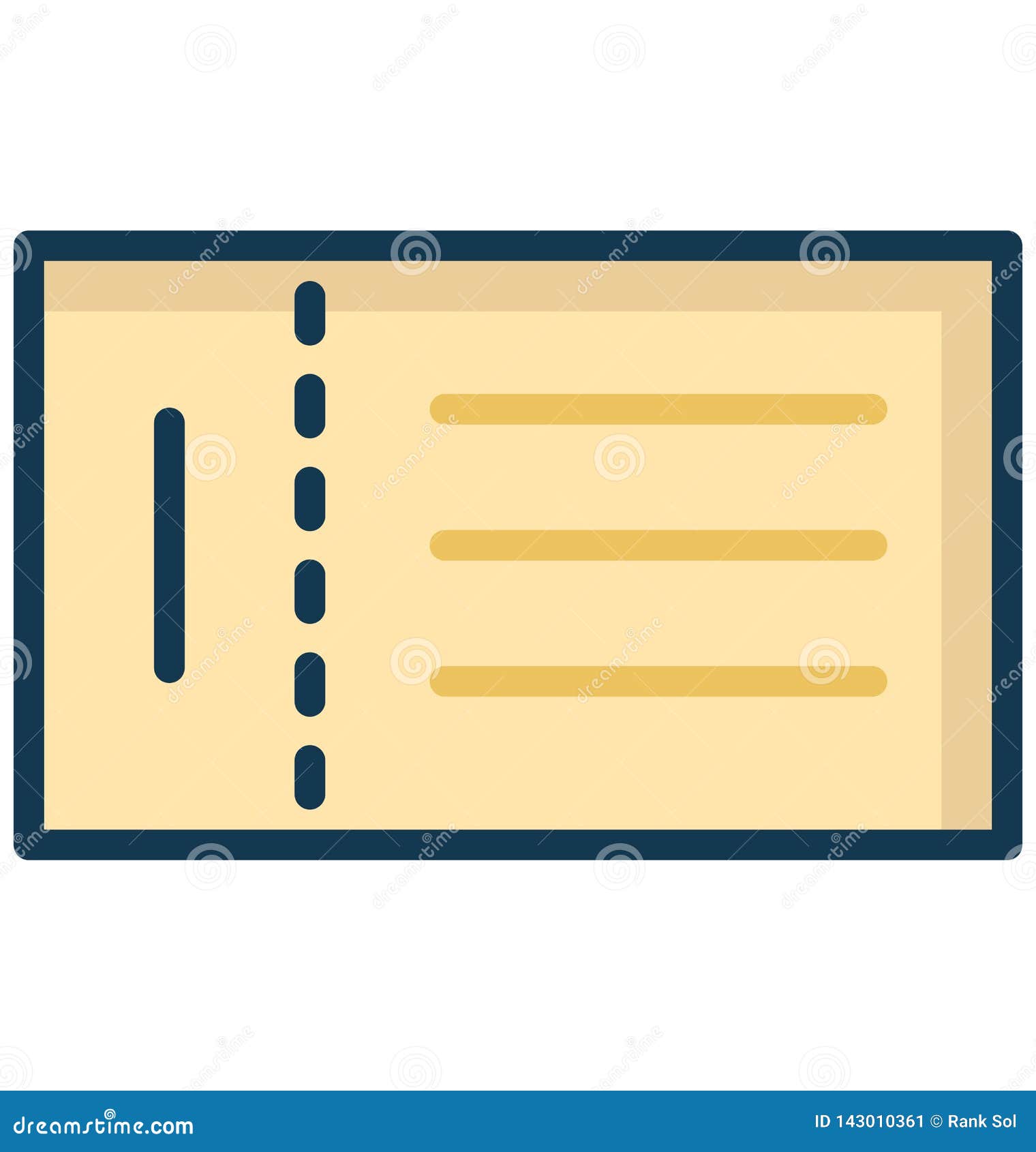 Ticket Isolated Vector Icon Which Can Easily Modify or Edit Stock ...