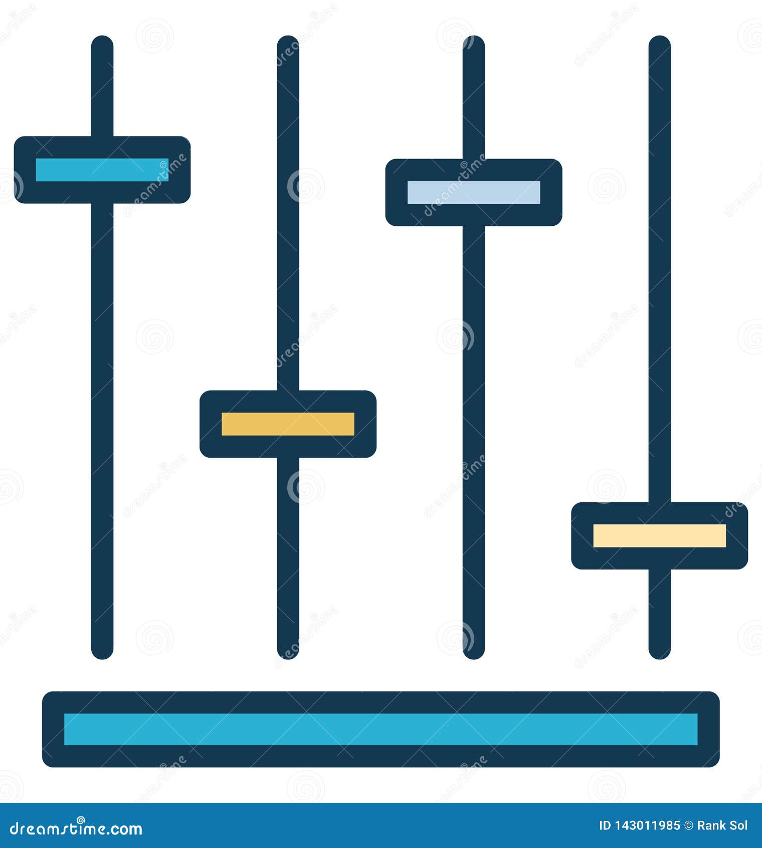 Adjuster Isolated Vector Icon Which Can Easily Modify or Edit Stock ...