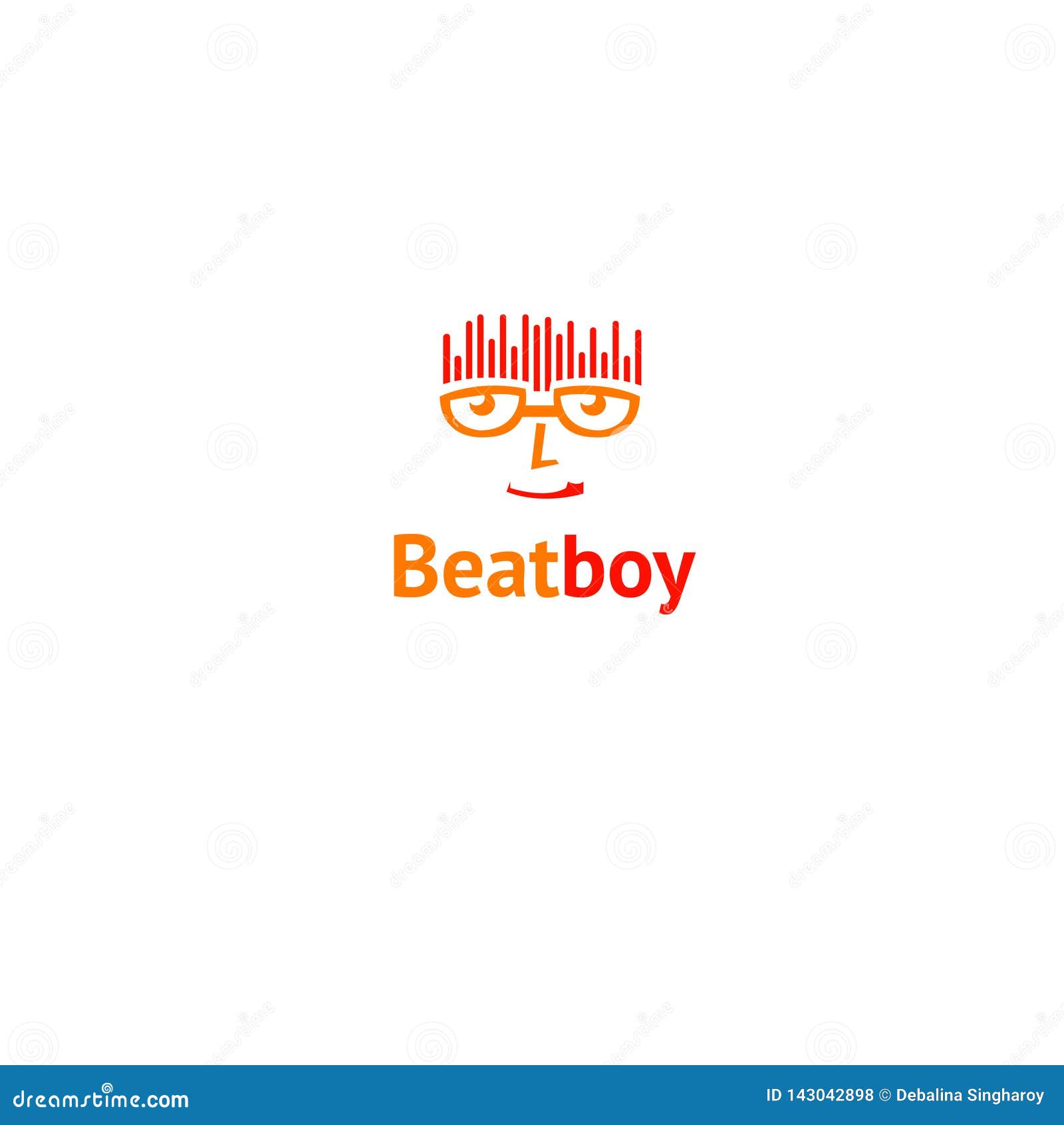 Beat Boy Logo- Stock Vector Illustration Music, Audio, Dj Boy Related ...