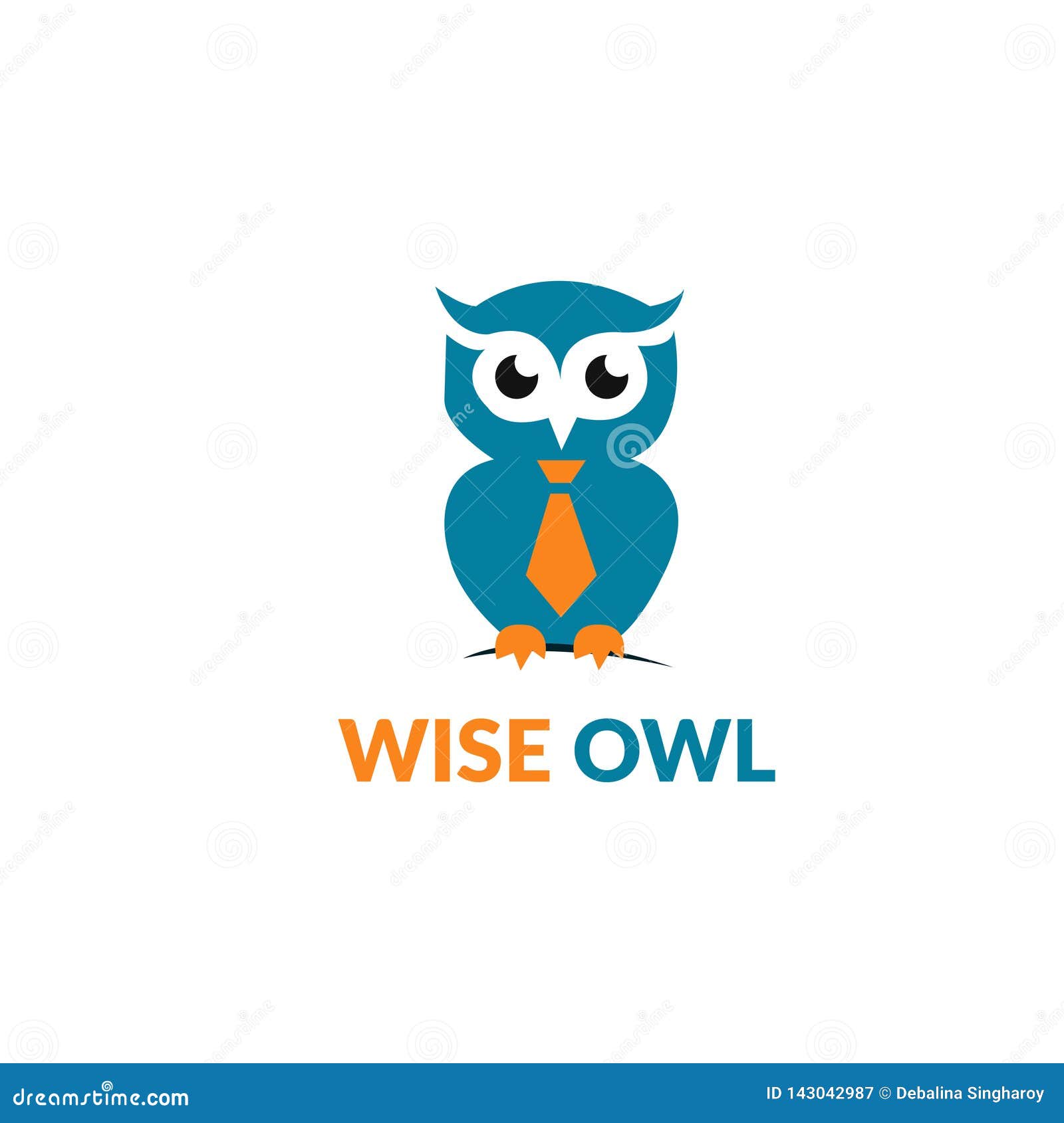 Smart Owl Logo Design - Stock Vector Illustration Stock Vector ...