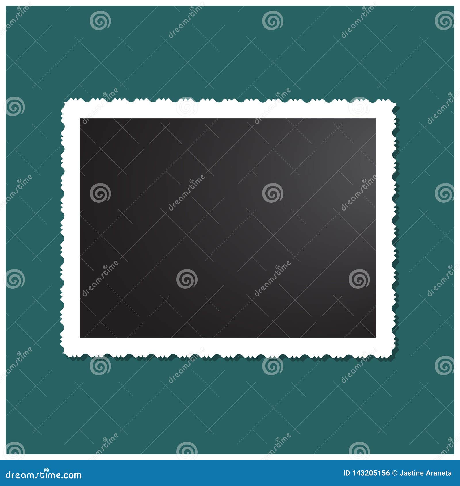 Modern Picture Frame Design Template Stock Illustration - Illustration ...