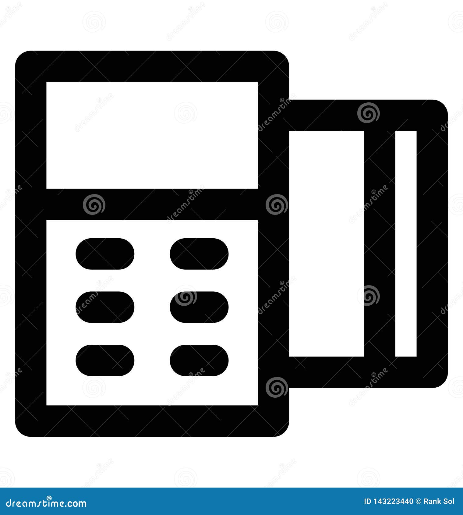 Billing Machine Royalty-Free Stock Image | CartoonDealer.com #5453872