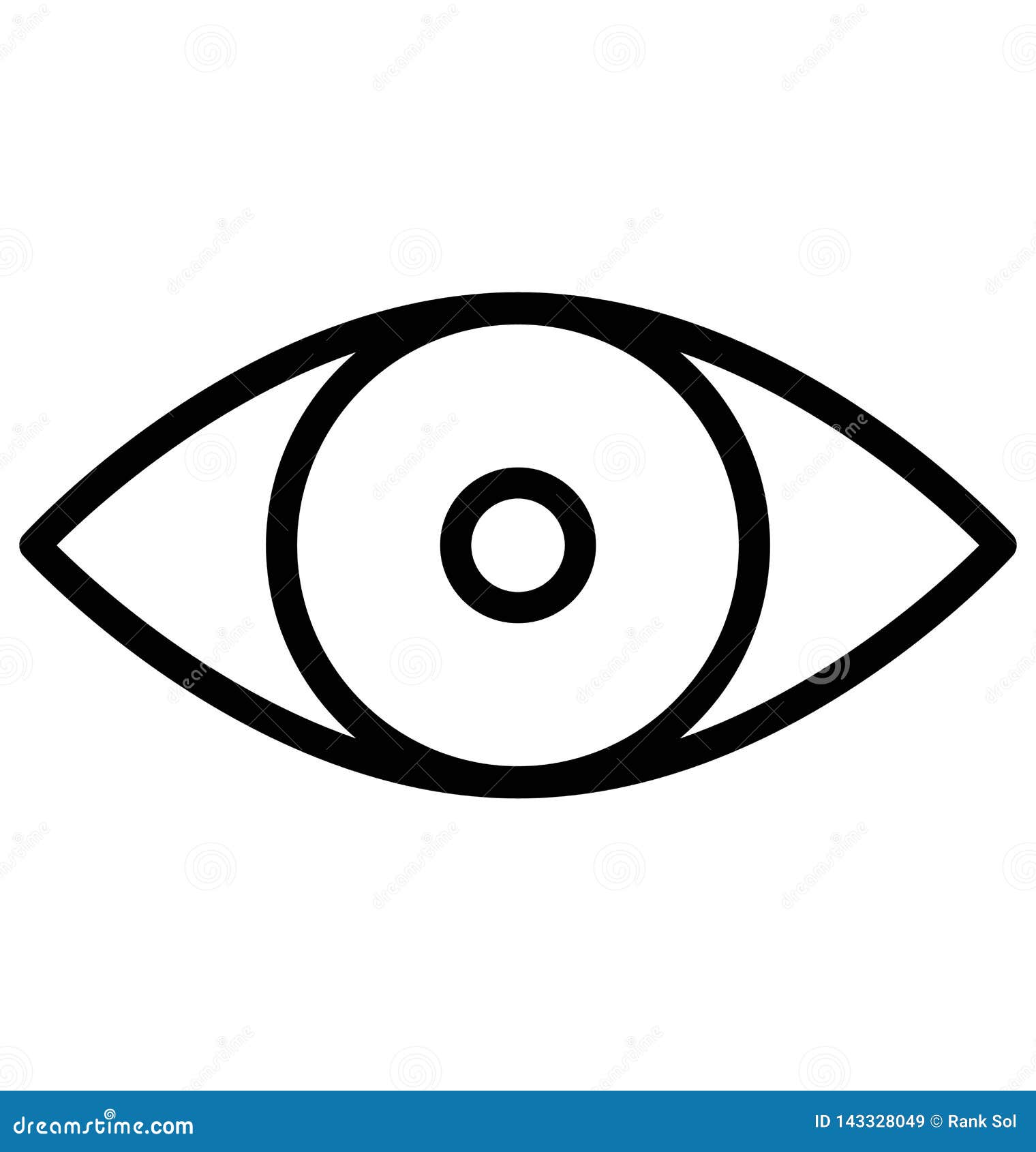 Ar Contact Lenses Isolated Vector Icon Which Can Easily Modify or Edit ...