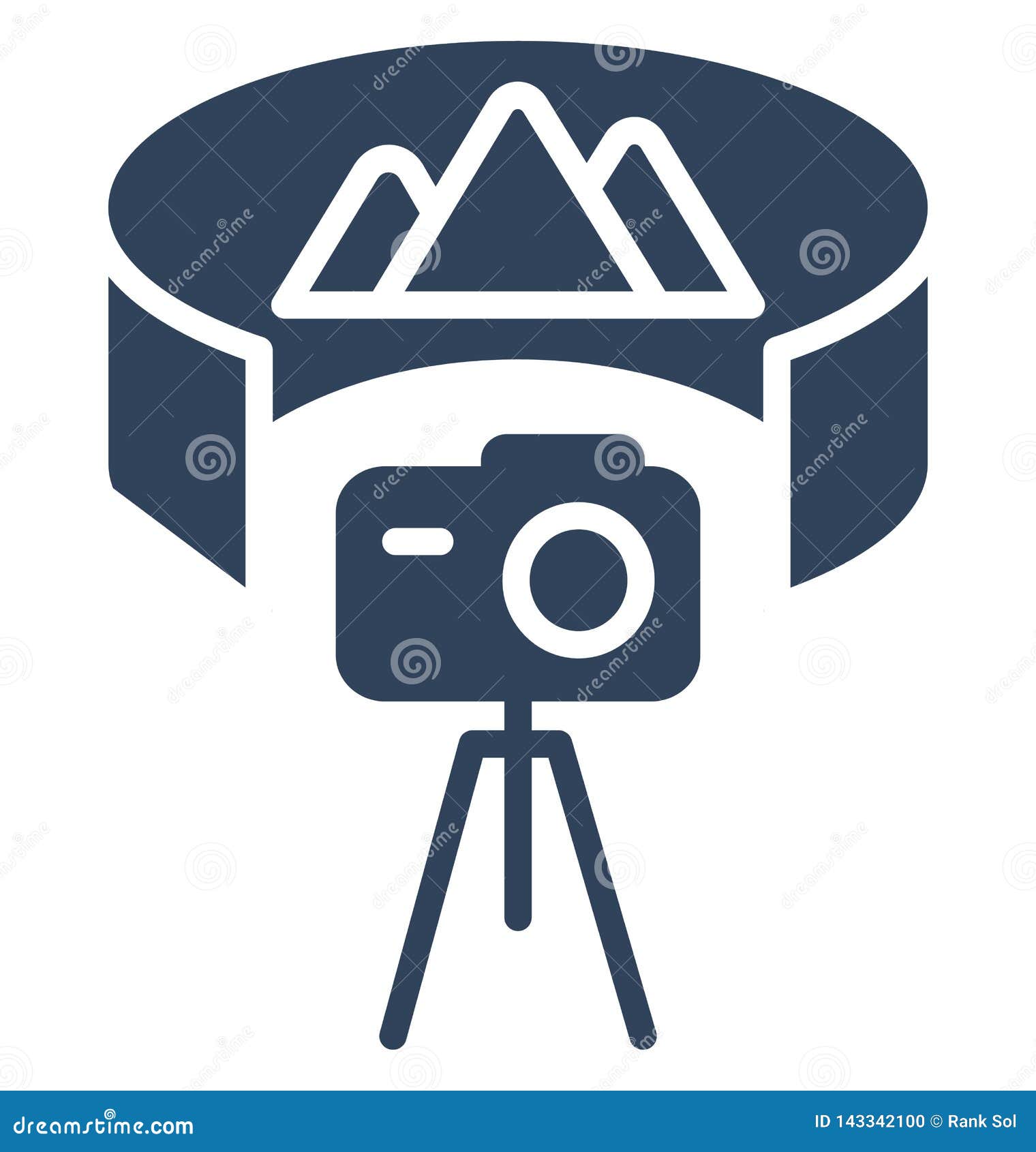 360 Degree Camera Isolated Vector Icon Which Can Easily Modify or Edit ...