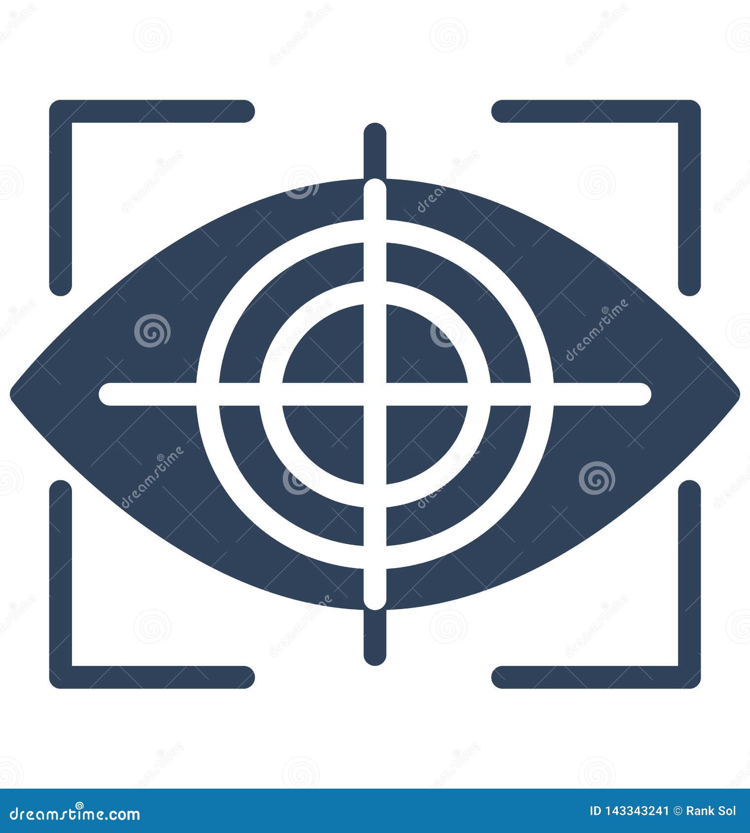 Ar Contact Lenses, Isolated Vector Icon Which Can Easily Modify or Edit ...