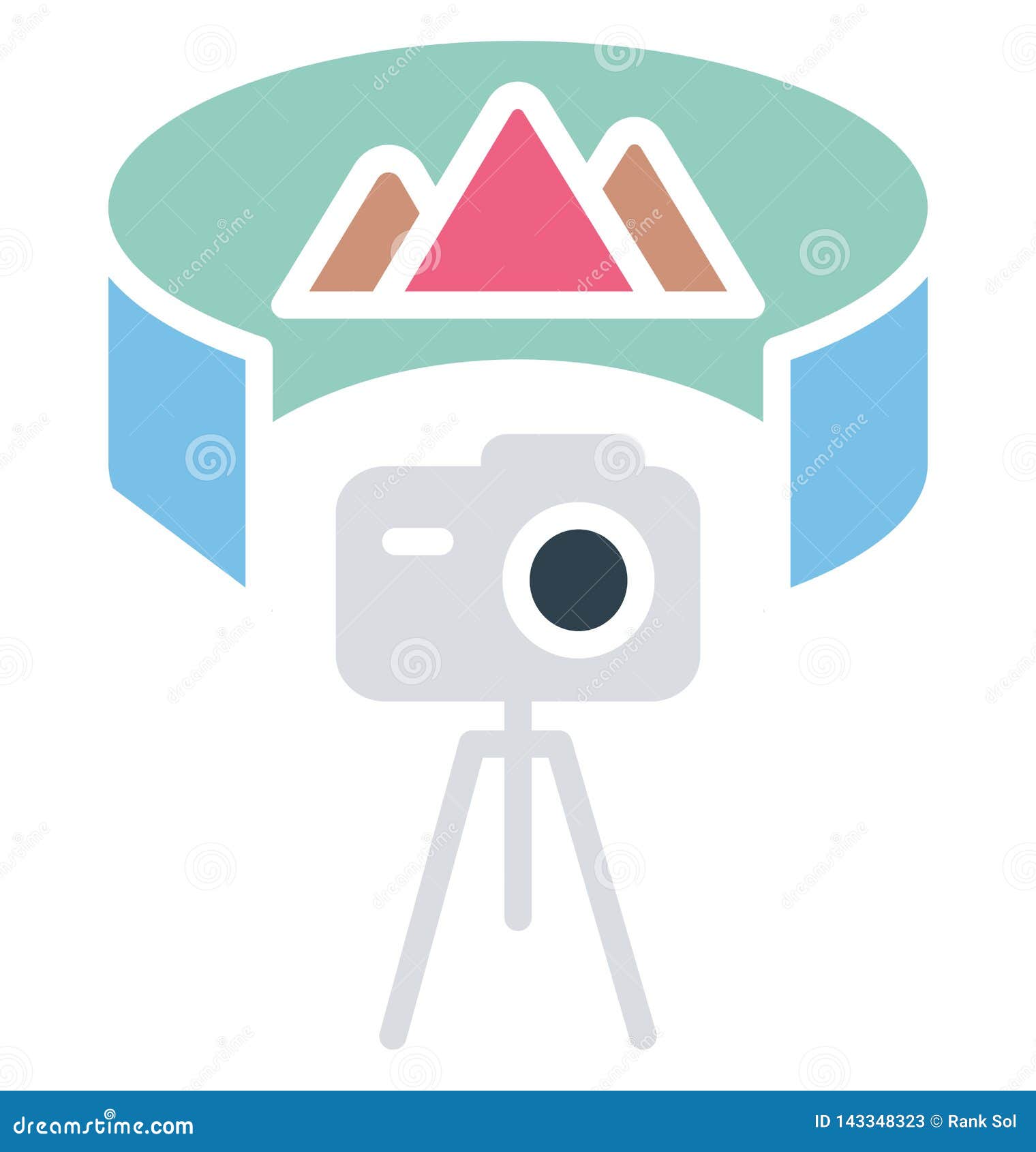 360 Degree Camera Isolated Vector Icon Which Can Easily Modify or Edit ...