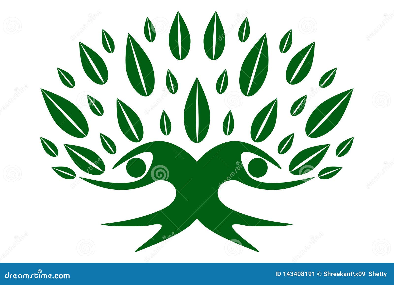 Green family tree of life stock vector. Illustration of isolated ...