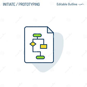Initiate Icon, Planning Icon, Prototype, Software Development Process ...