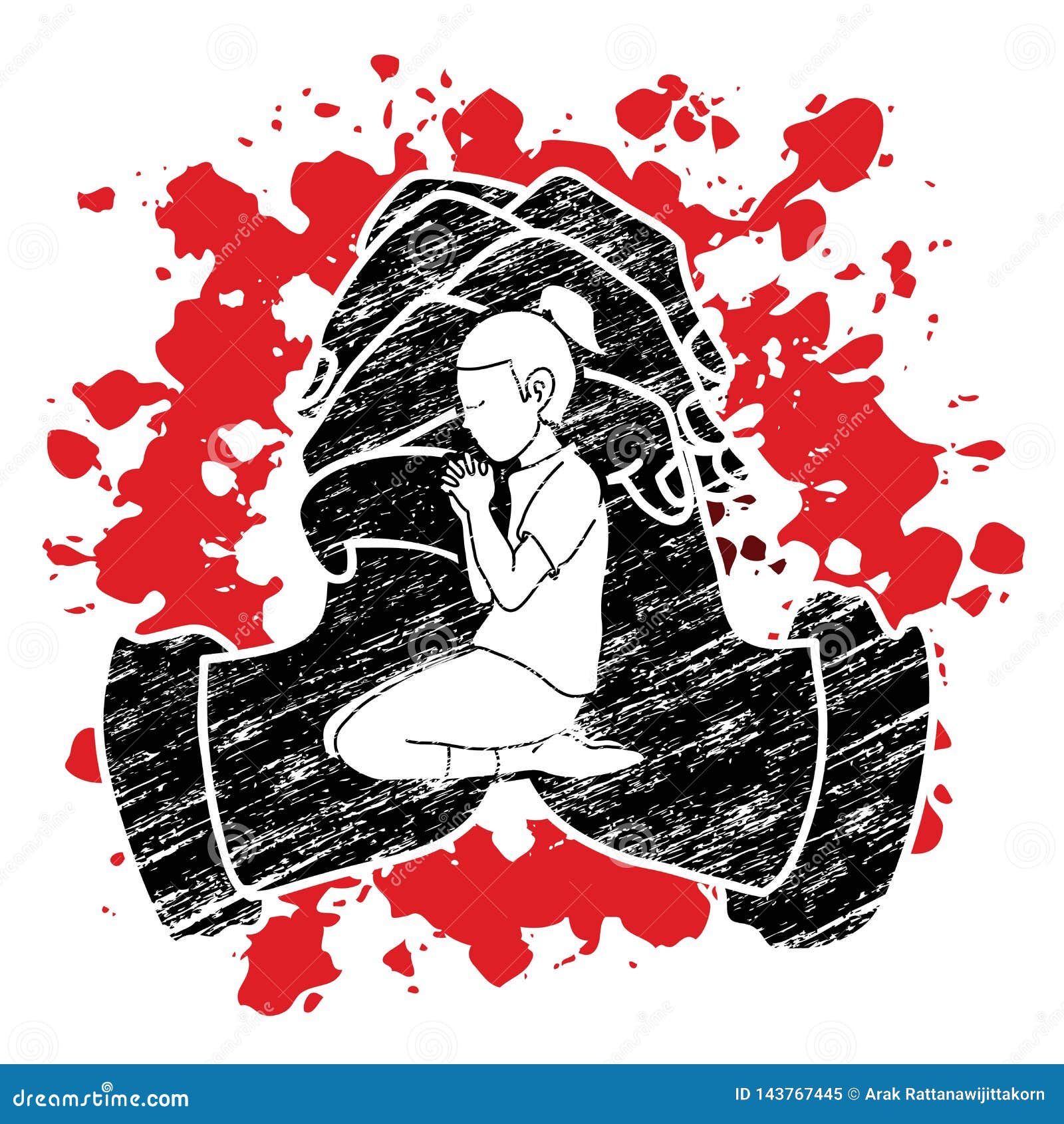 Girl Prayer, Christian Praying, Praise God, Worship Cartoon Graphic ...