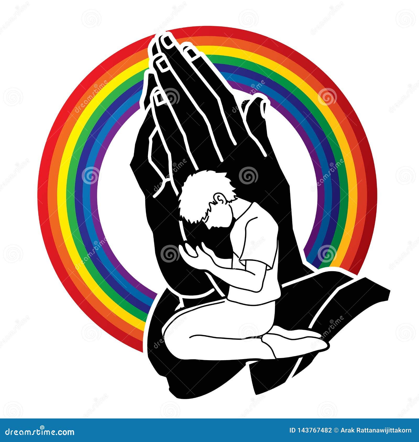 Prayer, Christian Praying ,Praise God, Worship Cartoon Graphic Stock ...