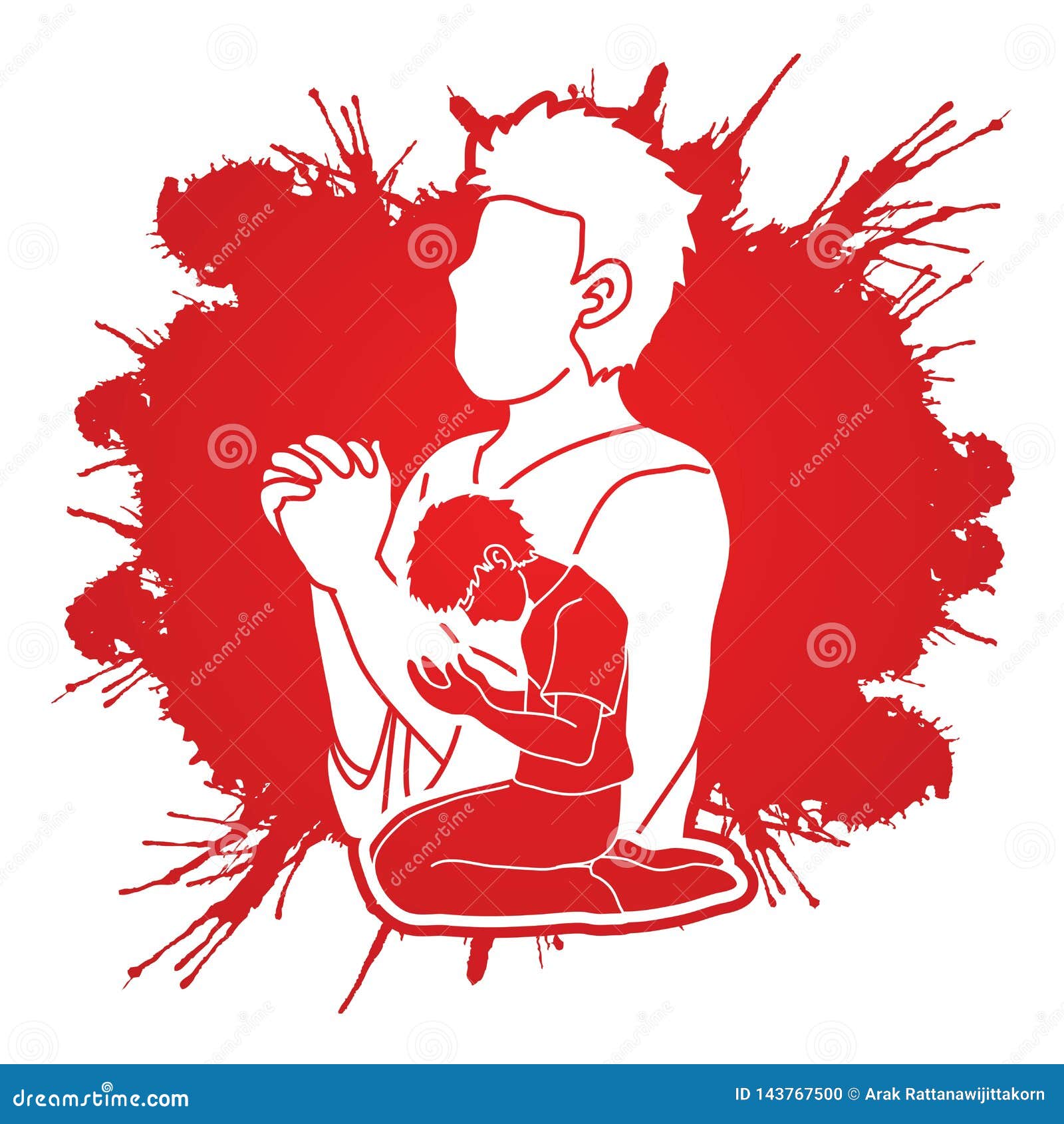 Prayer, Christian Praying ,Praise God, Worship Cartoon Graphic Stock ...