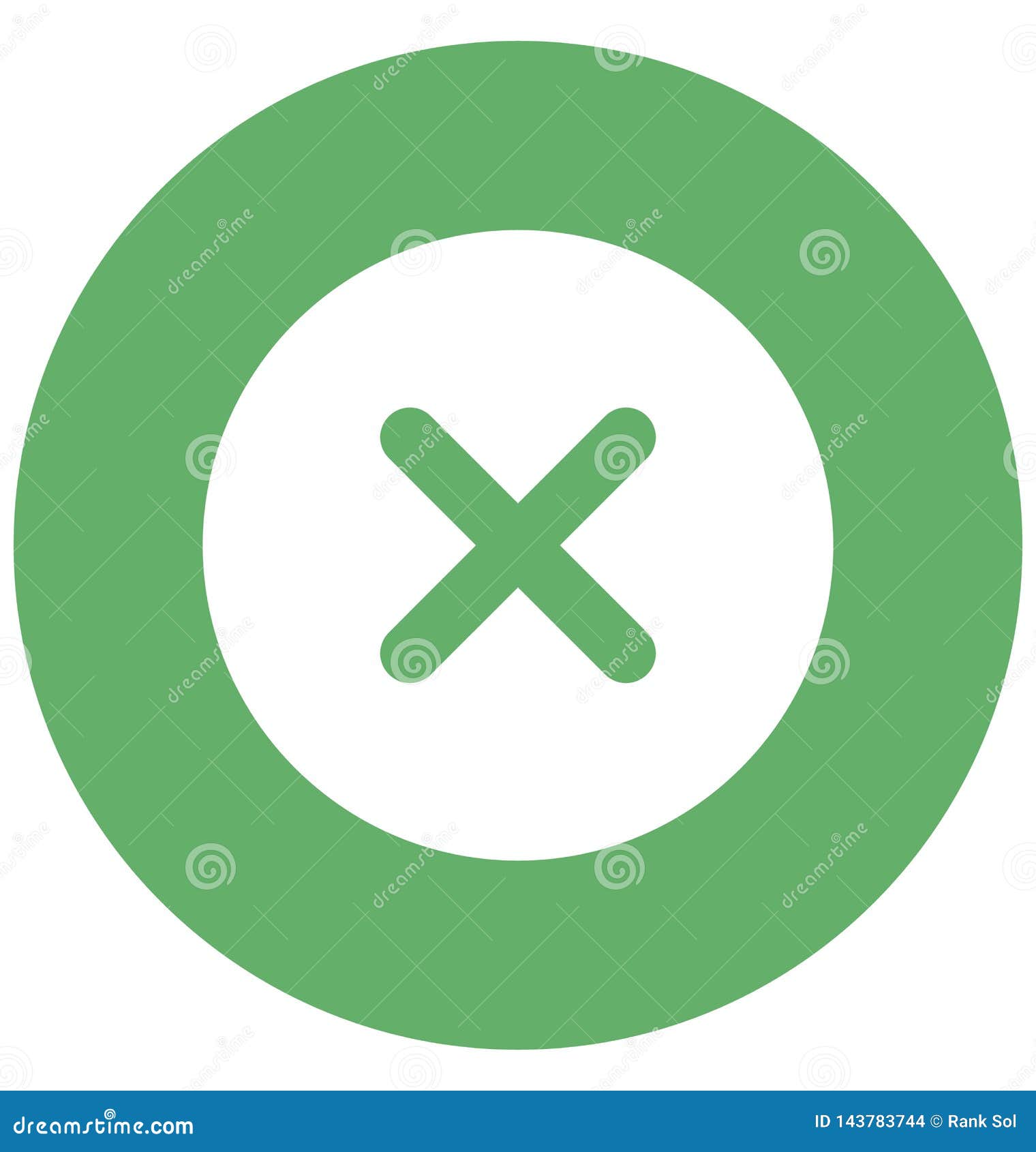 Close Isolated Vector Icon Which Can Easily Modified or Edit Stock ...