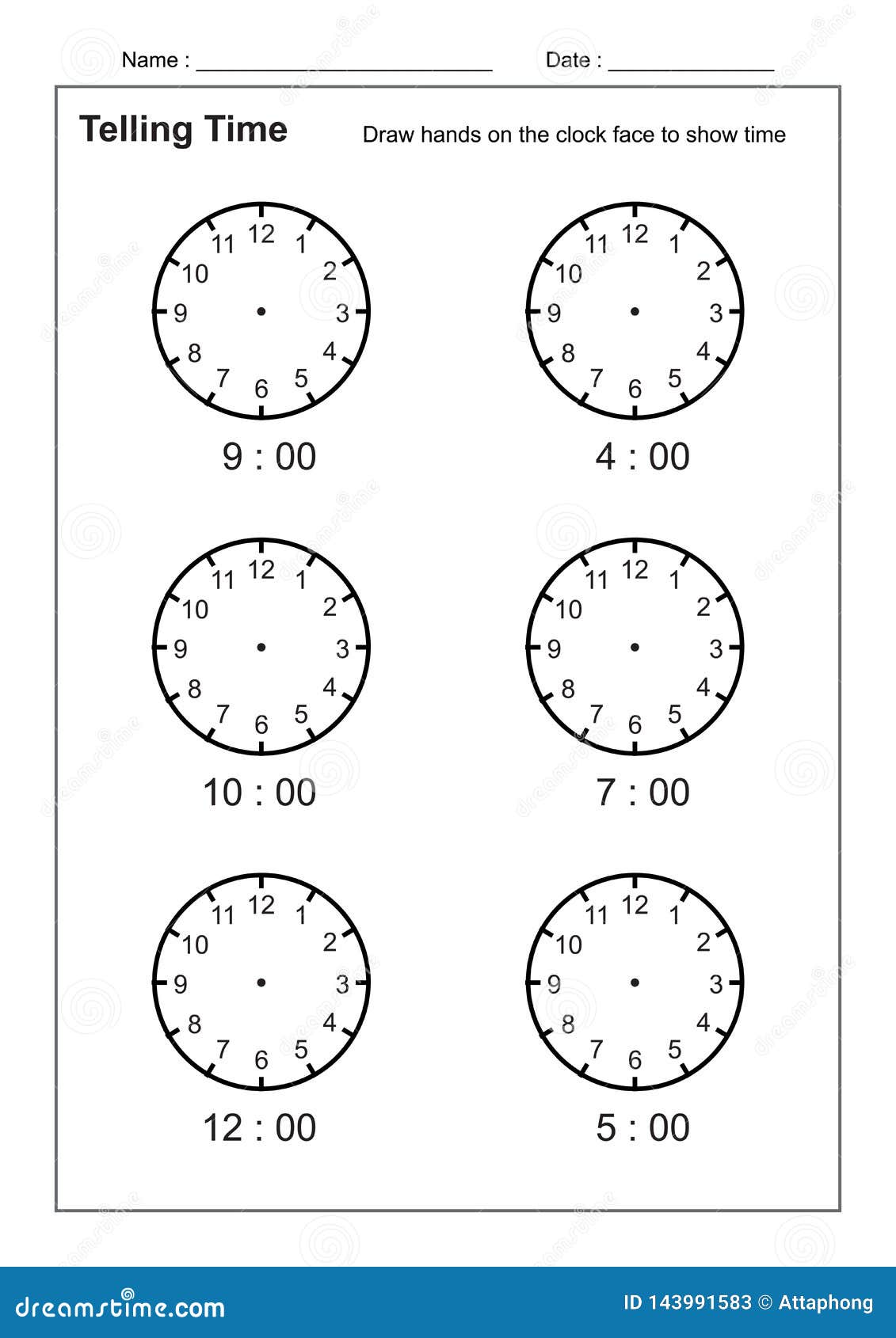 Telling Time Worksheet. Write The Time Shown On The Clock Cartoon ... Telling Time Worksheet. Write The Time Shown On The Clock Cartoon ...