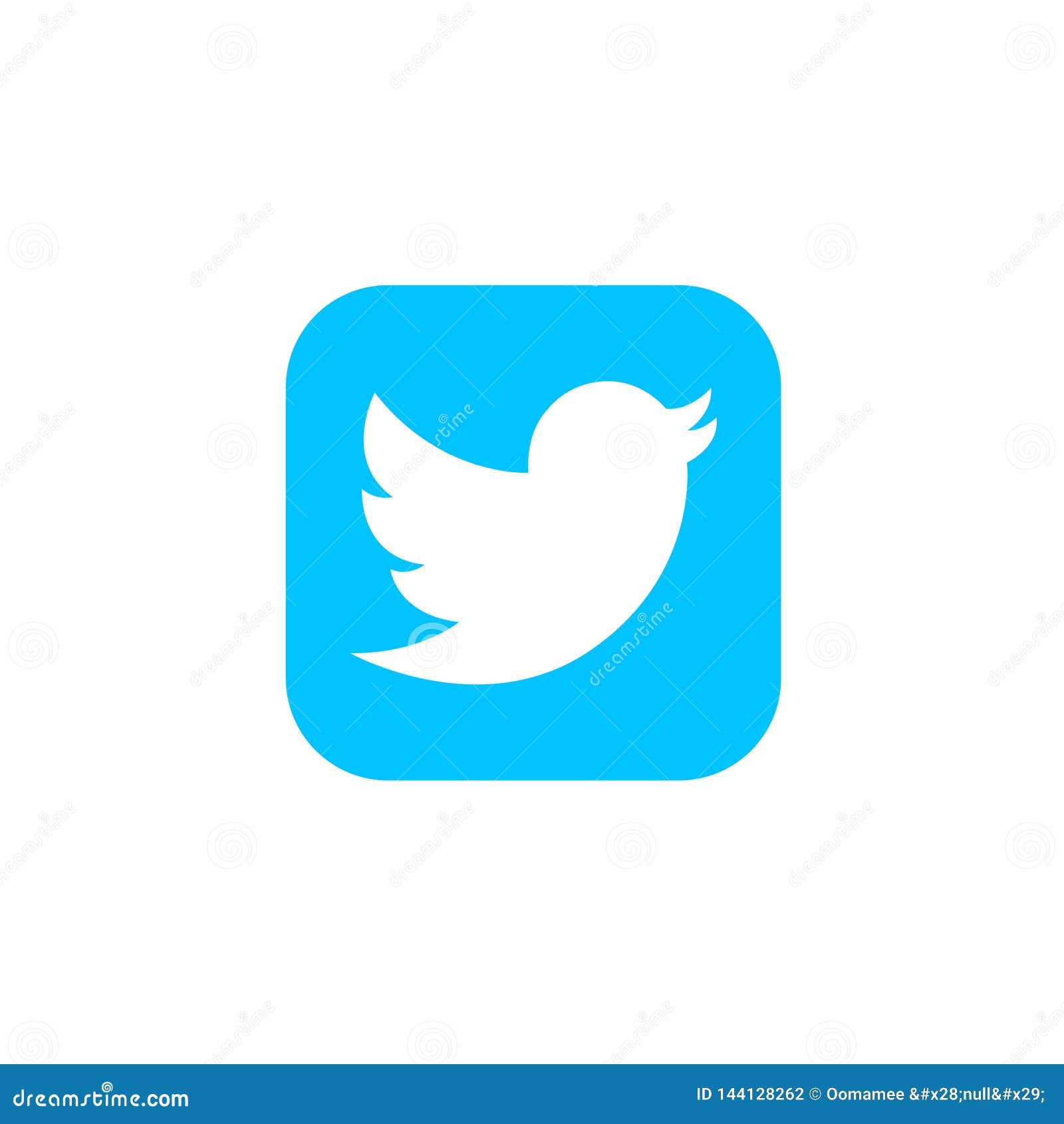 Twitter Logo - Illustration Vector Editorial Photography - Illustration ...