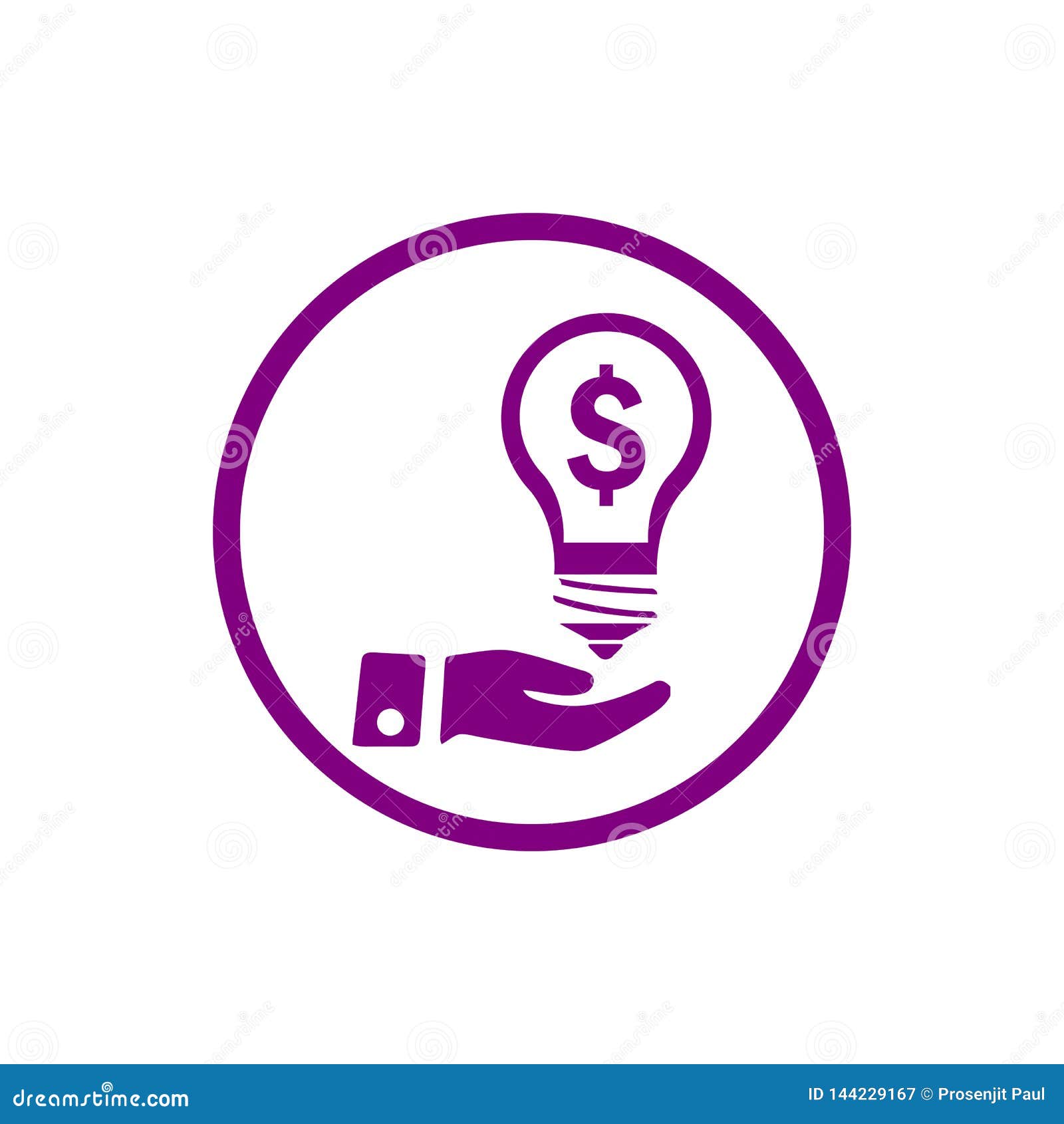 Business, Develop,setting, Innovation, Creative Idea Management Purple ...
