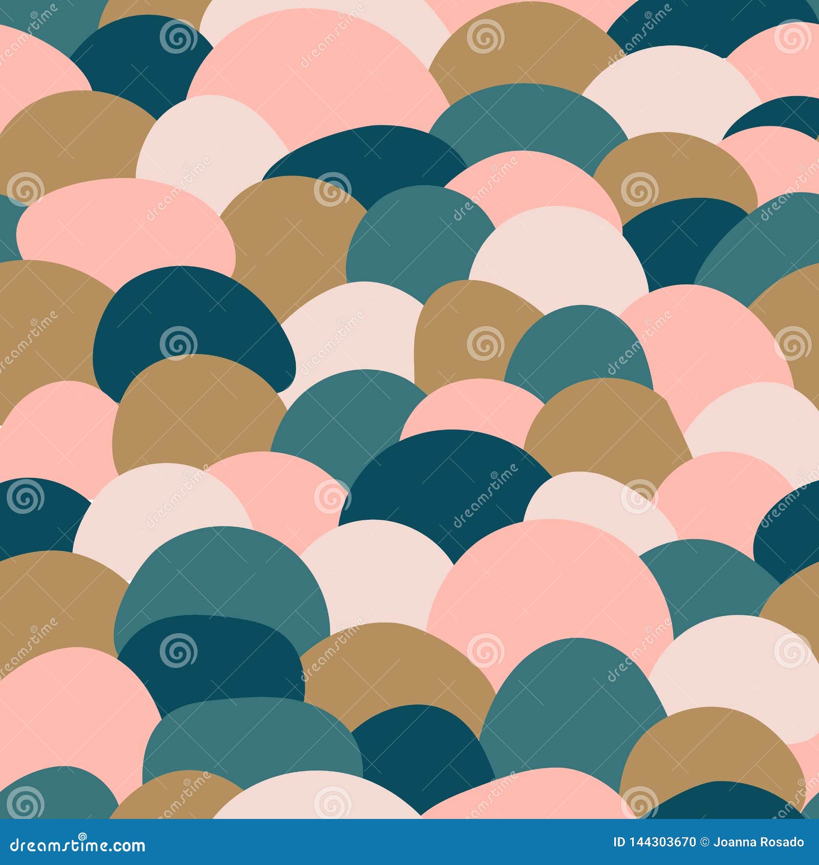 Trendy Seamless Pattern of Geometric Shapes and Doodles. Colorful ...