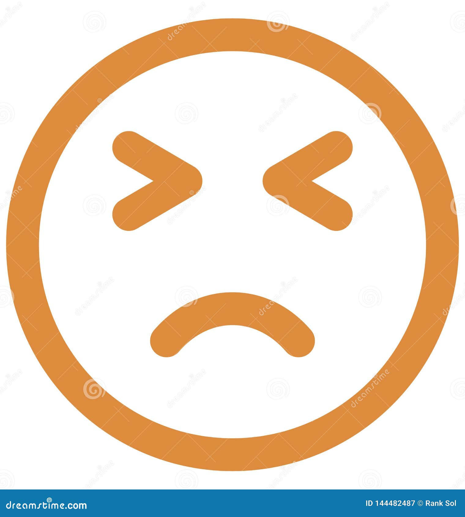 Mind, Smiley Vector Isolated Icon Which Can Easily Modify or Edit Stock ...