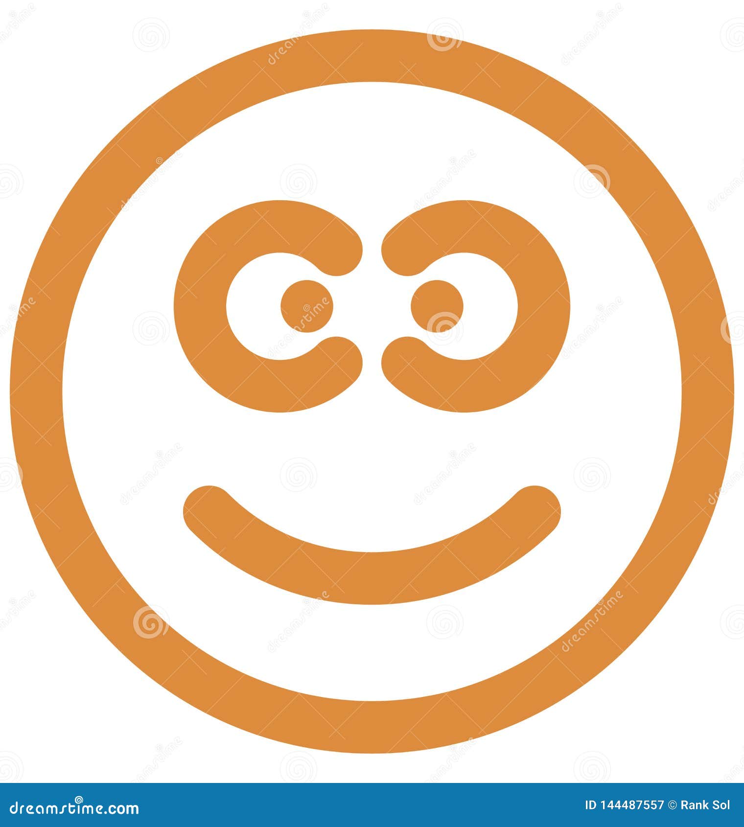 Gaze Emoticon, Stare Emoticon Vector Isolated Icon Which Can Easily ...