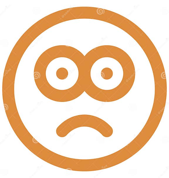 Bemused Face, Gaze Emoticon Vector Isolated Icon Which Can Easily ...