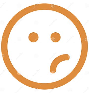 Bemused Face, Emoticons Vector Isolated Icon Which Can Easily Modify or ...