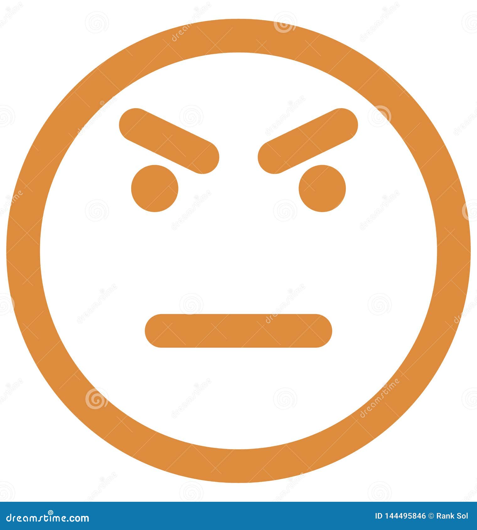 Stare Emoticon, Emoticons Color Vector Icon Which Can Edit Easily ...