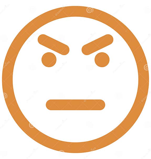 Stare Emoticon, Emoticons Vector Isolated Icon Which Can Easily Modify ...