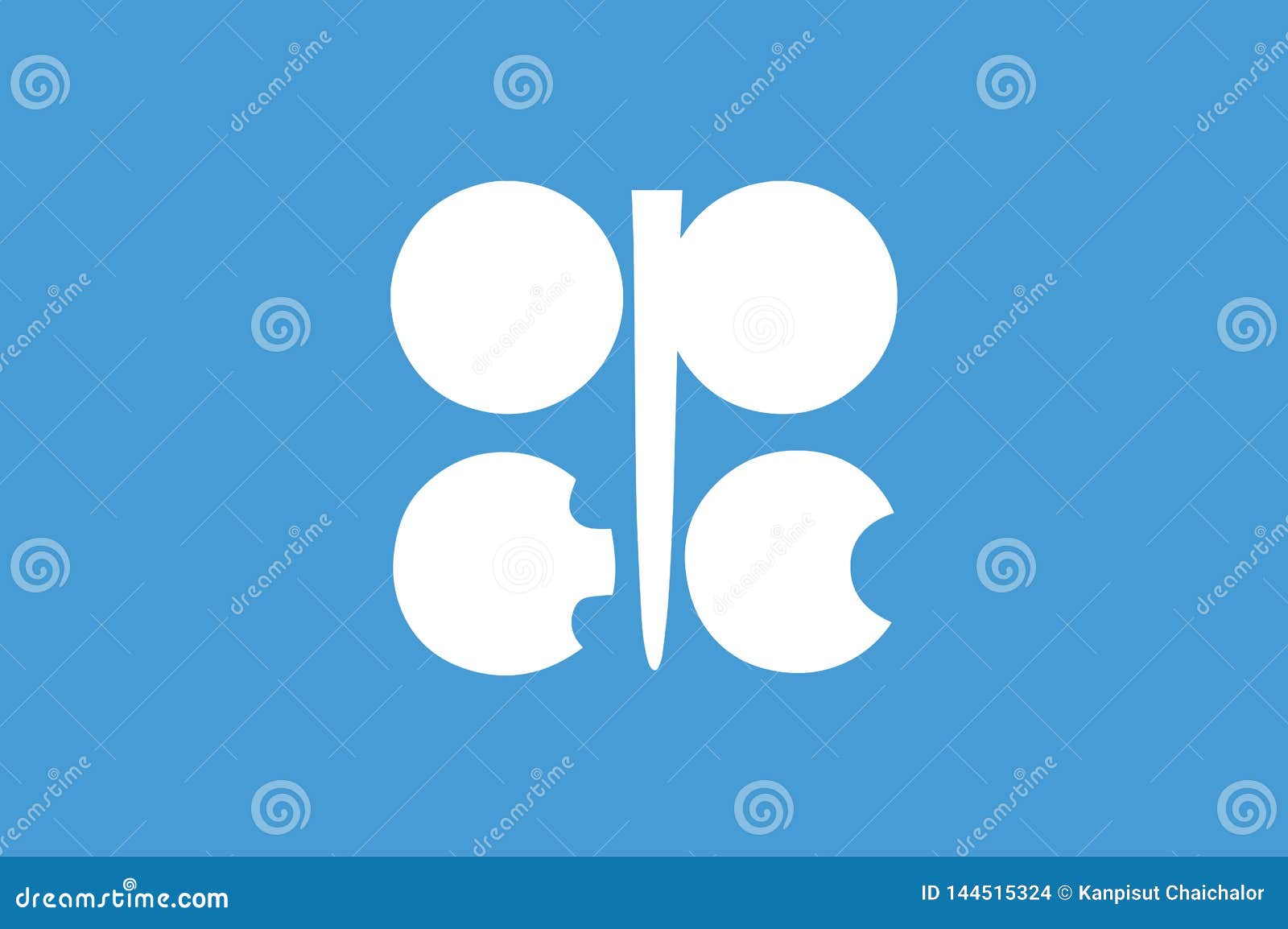 Flag of OPEC ( Organization of the Petroleum Exporting Countries ) OPEC ...